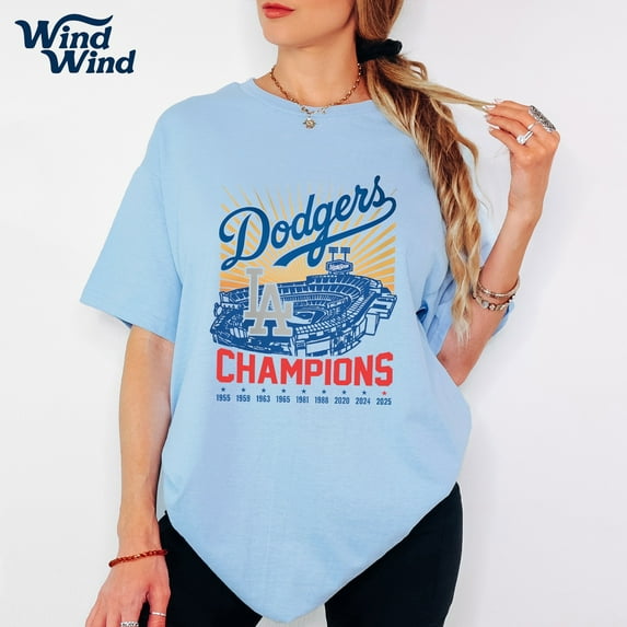 2025 Dodgers Baseball Champions 2025 T-Shirt, LA Baseball Fan Gift ...