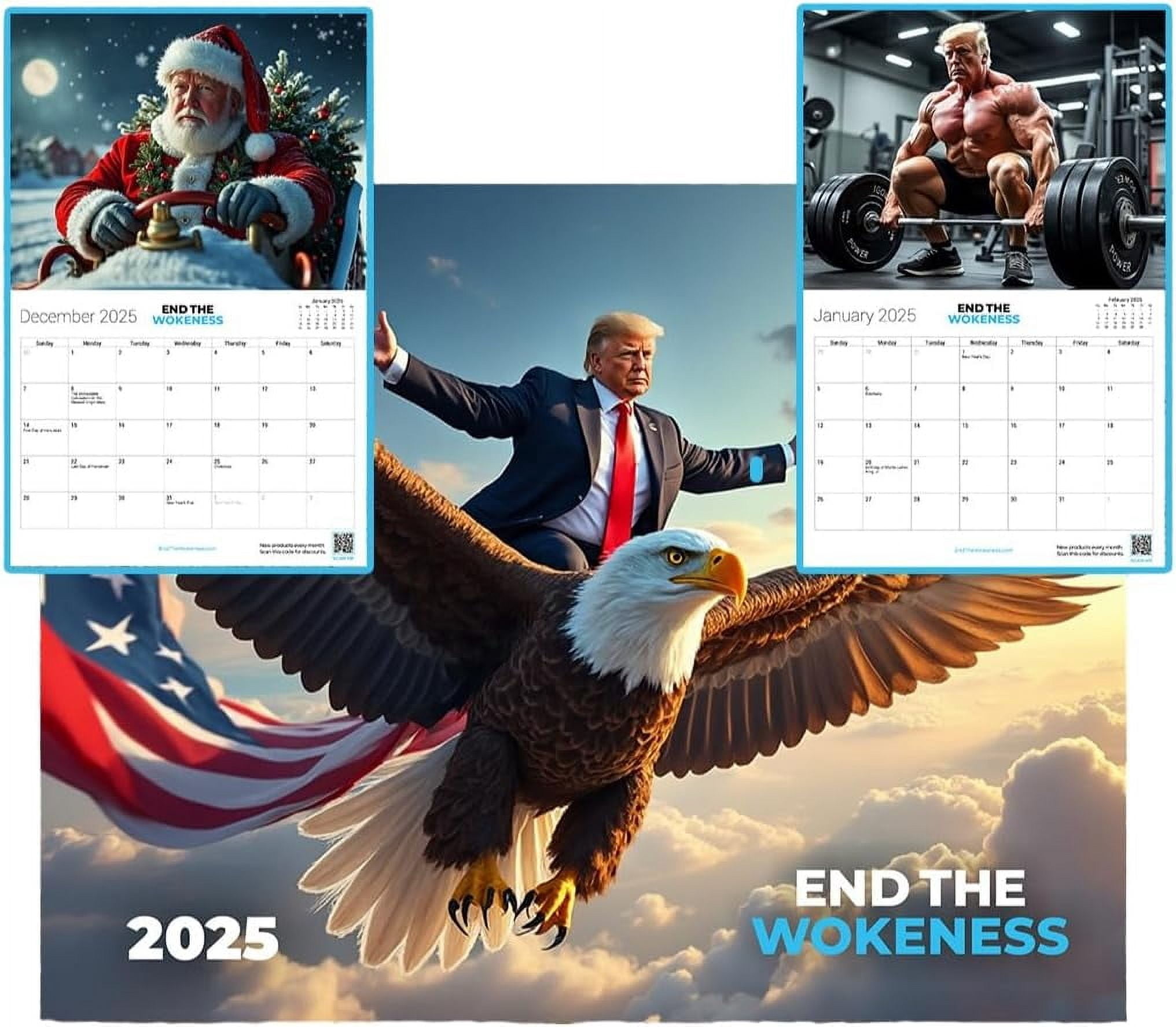 2025 Donald Trump Wall Calendar – Iconic Presidential Design, Monthly ...