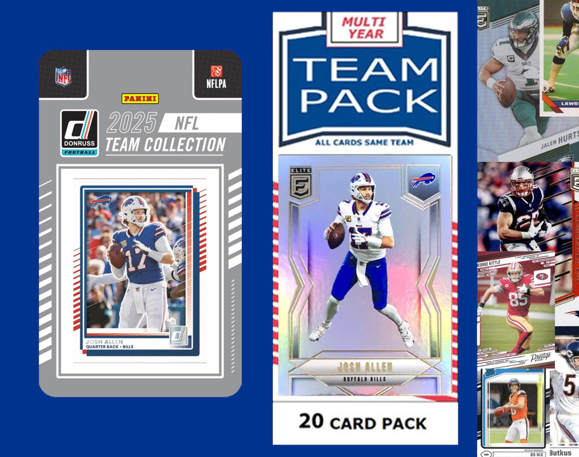 2025 Donruss Team Set + 20 Cards Buffalo Bills Josh Allen Cook ...