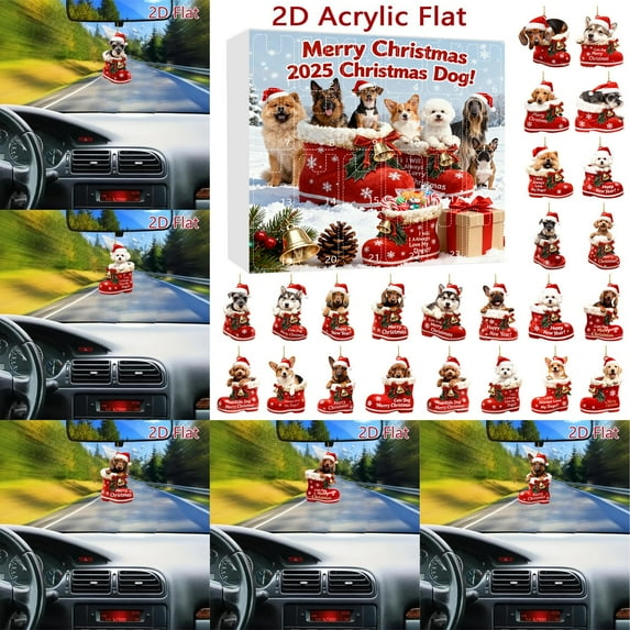 2025 Double Hanging Boot Advent Calendar with Realistic High Definition ...