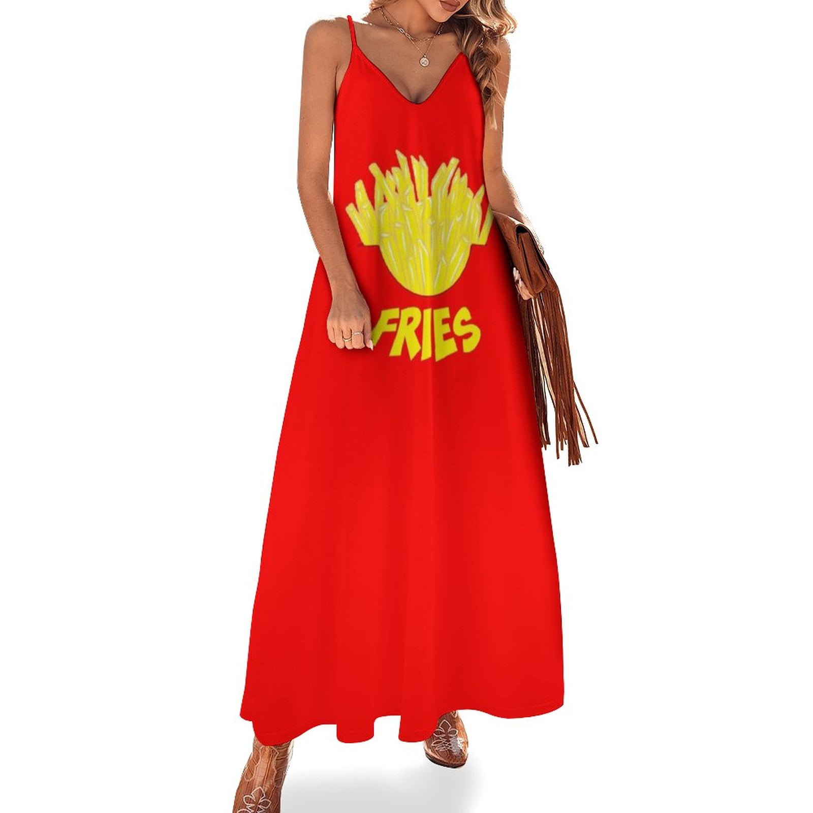 2025 Dress Sleeveless Sh Halloween Tshirt Fries French Clothing Fry ...