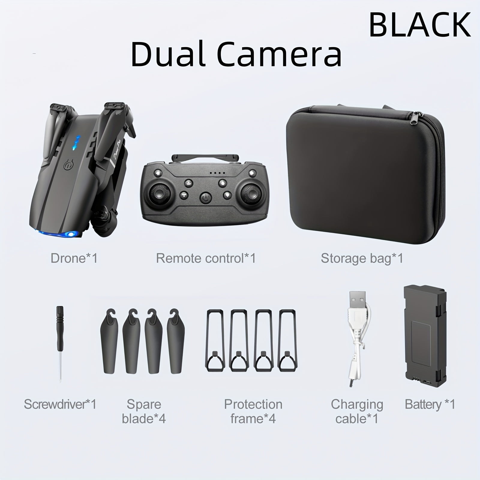 2025 E99 Drone, Foldable Remote Control, 480P Recording, Quadcopter Stability, Easy for ...