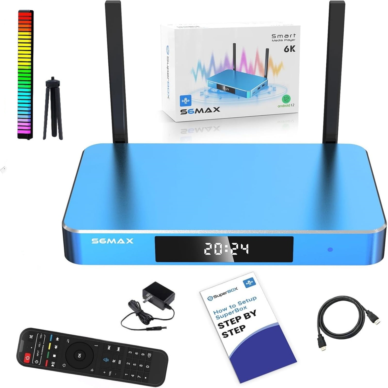 2025 Edition S6 Max TV Box, Superbox S6 Max with Voice Control, Free ...