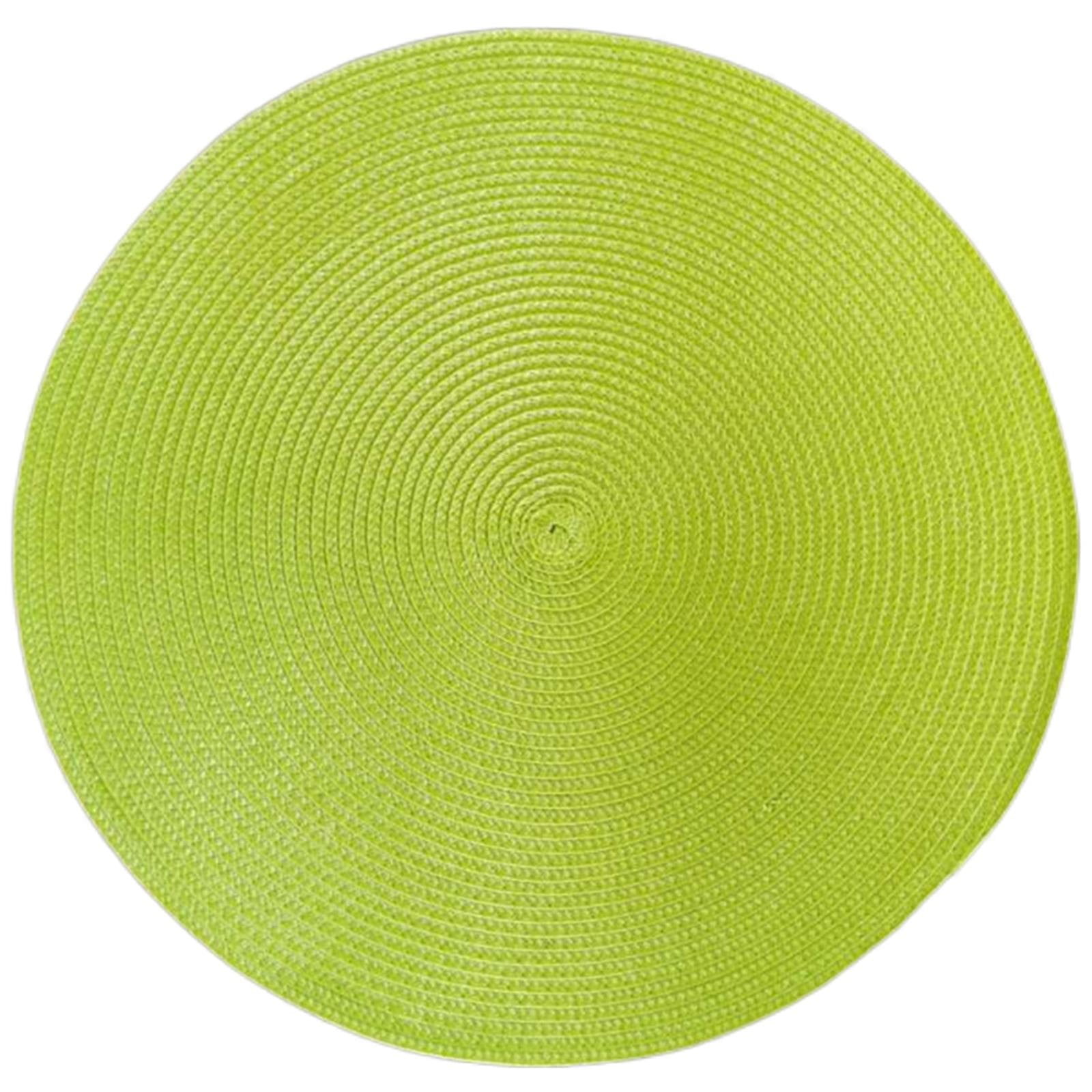Woven Spiral Table Placemats 15 Inches Round Set Of 4 Non Slip Dining ...