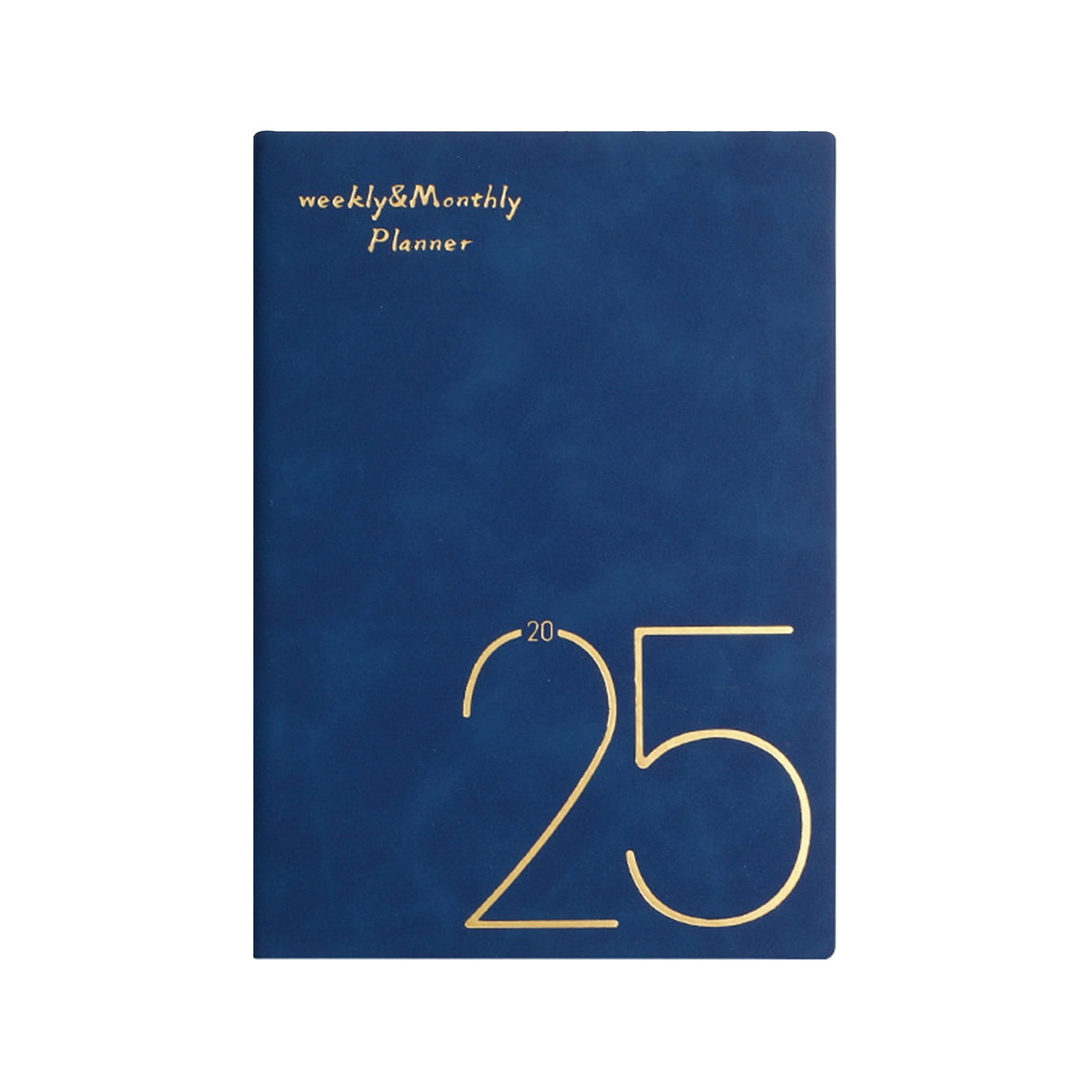 2025 English Schedule Notebook A5 Dark Blue,1X Notebook,2025 Academic ...