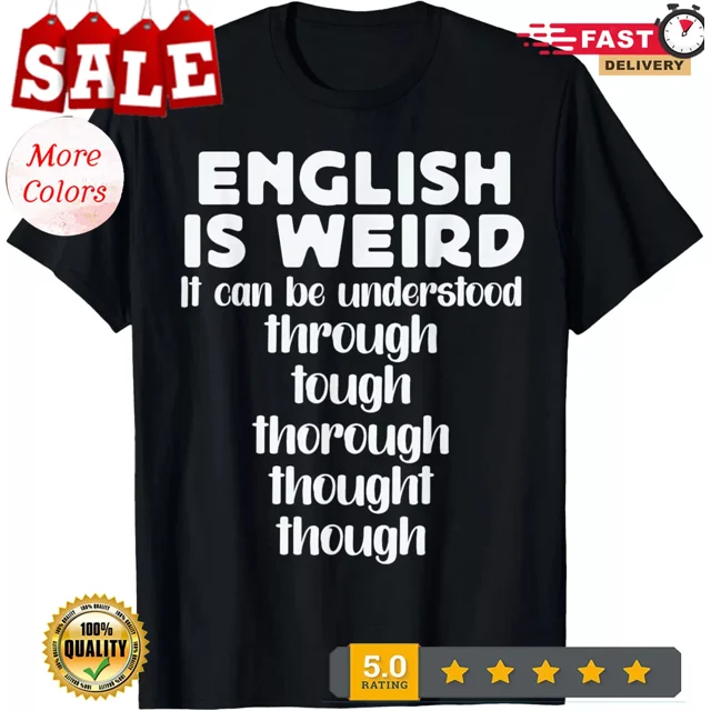 2025/English is Weird Funny English Teacher Gifts Grammar Teacher Gift ...