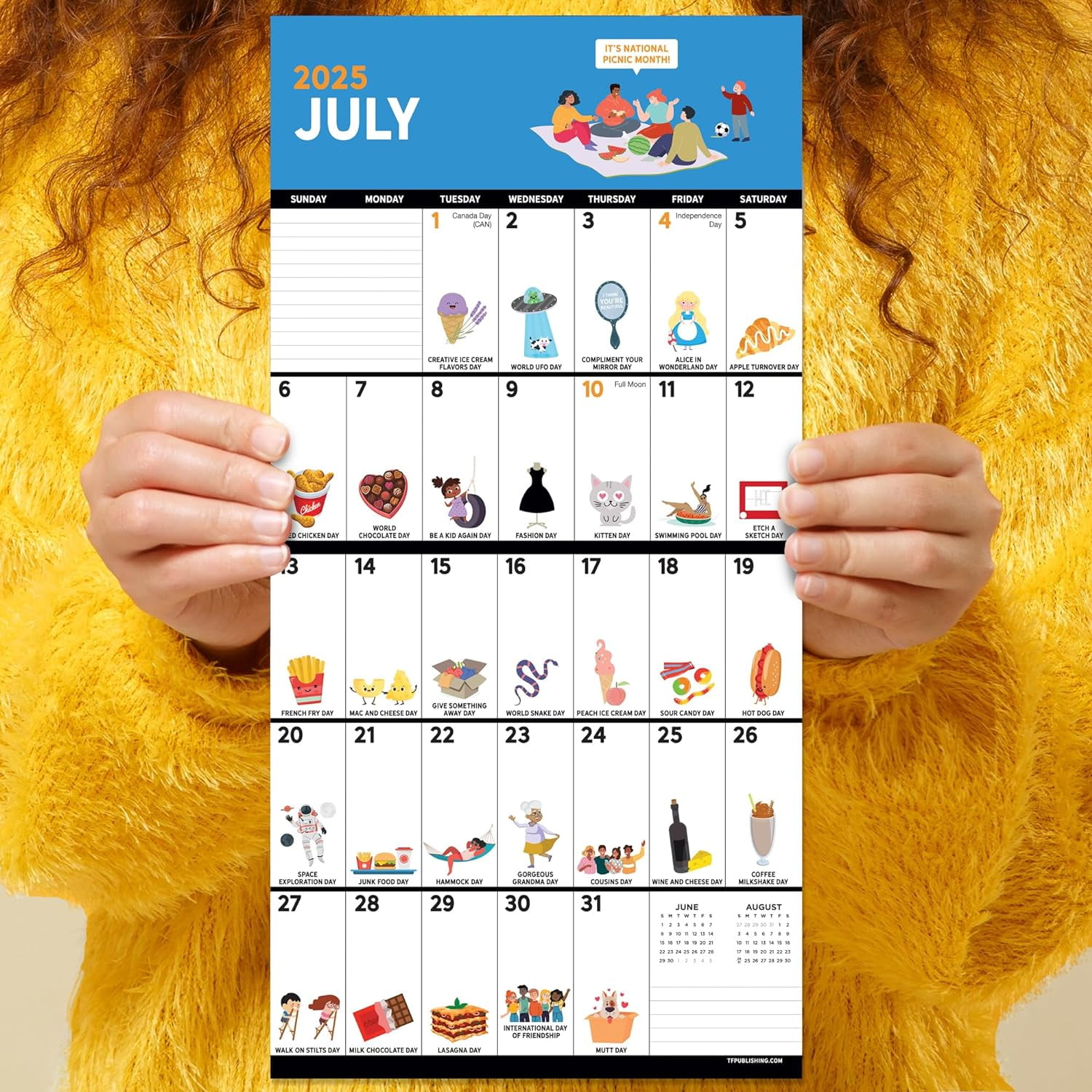 2025 Every Day's A Holiday Mini Calendar - Walmart.com