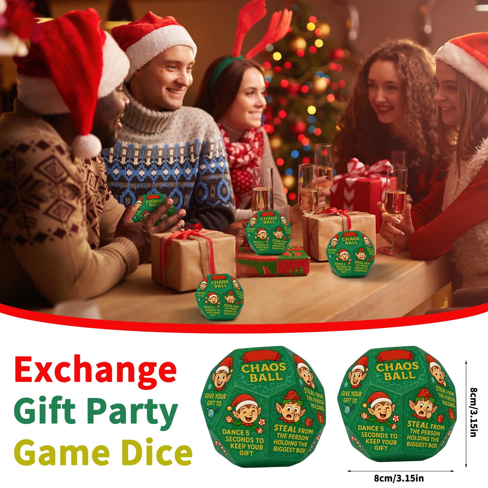2025 Exchange Party Game Dice, Hilarious Exchange Party Game Dice ...