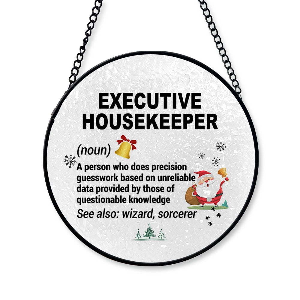 2025 Executive Housekeeper Stained Glass Window Hanging Christmas 2025 ...