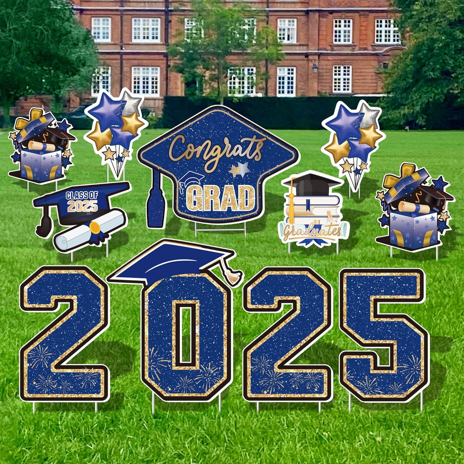 2025 Extra Large 47.2 Inch Graduation Yard Sign Congrats Grad Lawn Yard ...