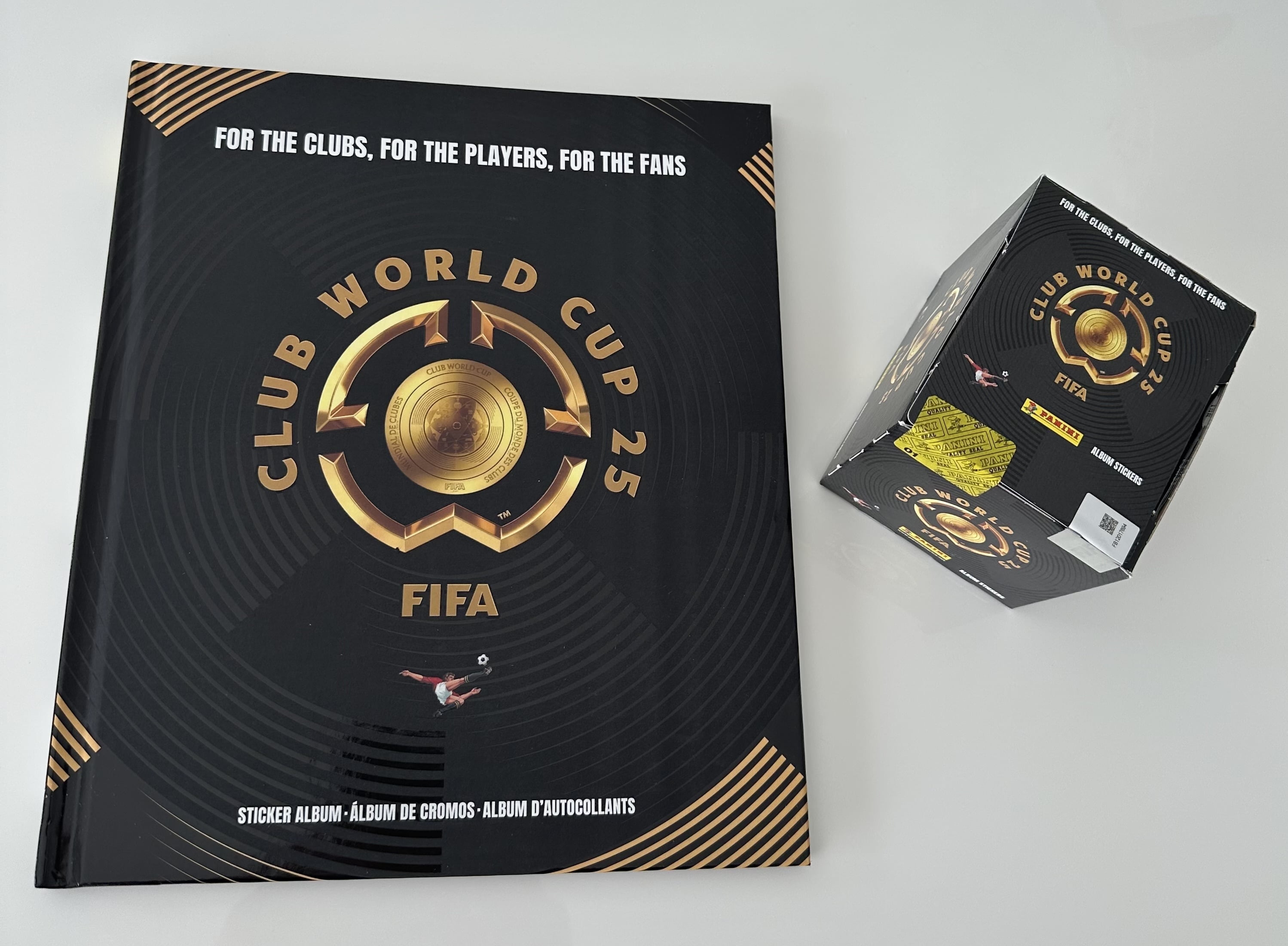 Panini 2025 FIFA World Cup Sticker Album, Hard Cover, 2 Sticker Boxes ...