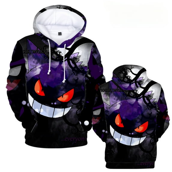 2025 Fall/Winter Unisex Hooded Sweatshirt with Quirky Little Devil ...