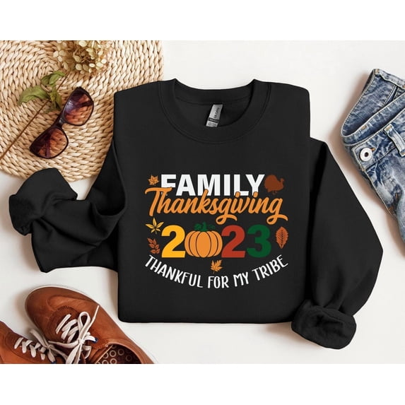 2025 Family Thanksgiving Sweatshirts, Fall Family Sweaters, Family ...