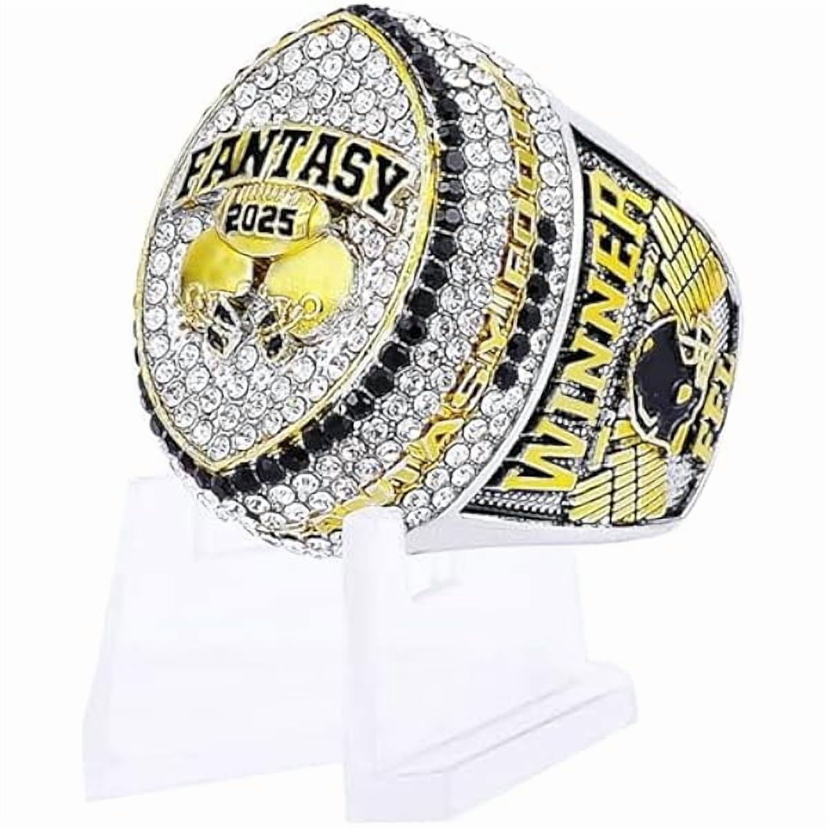 2025 Fantasy Football Championship Ring Award Prize Trophy Sports ...