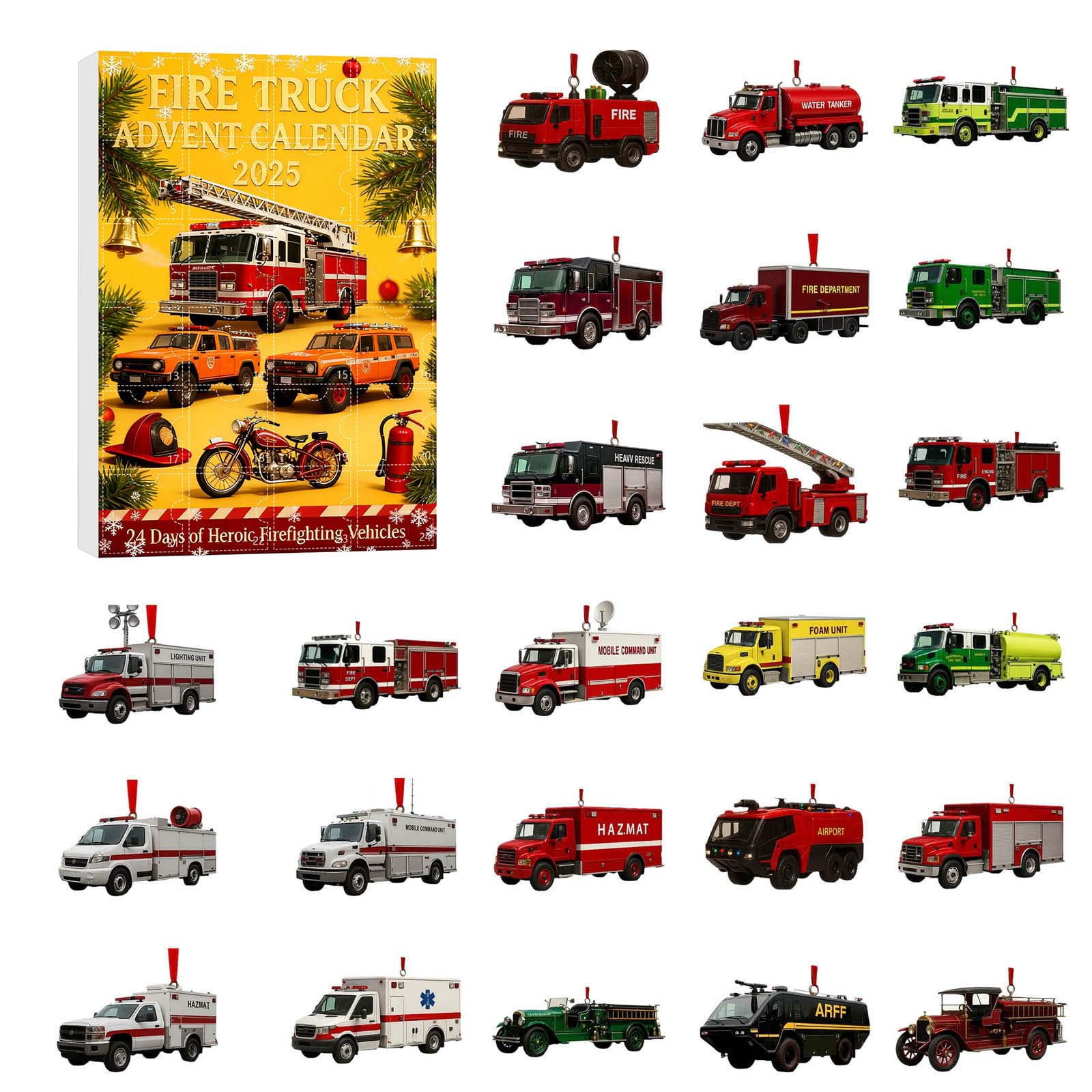 2025 Farm Advent Calendar, 24 Days Christmas Countdown Calendar Advent ...