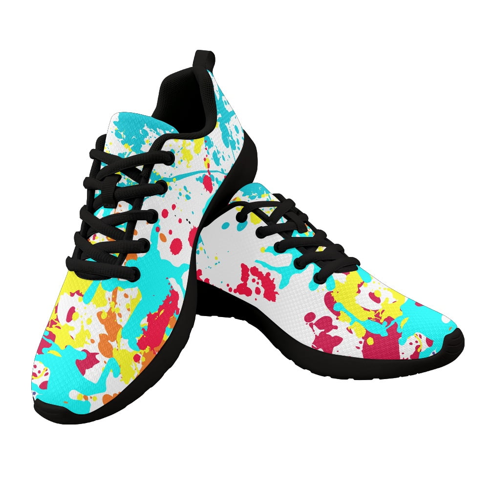 2025 Fashion Shoes Women Outdoor Breathable Mesh Sneakers Paint ...