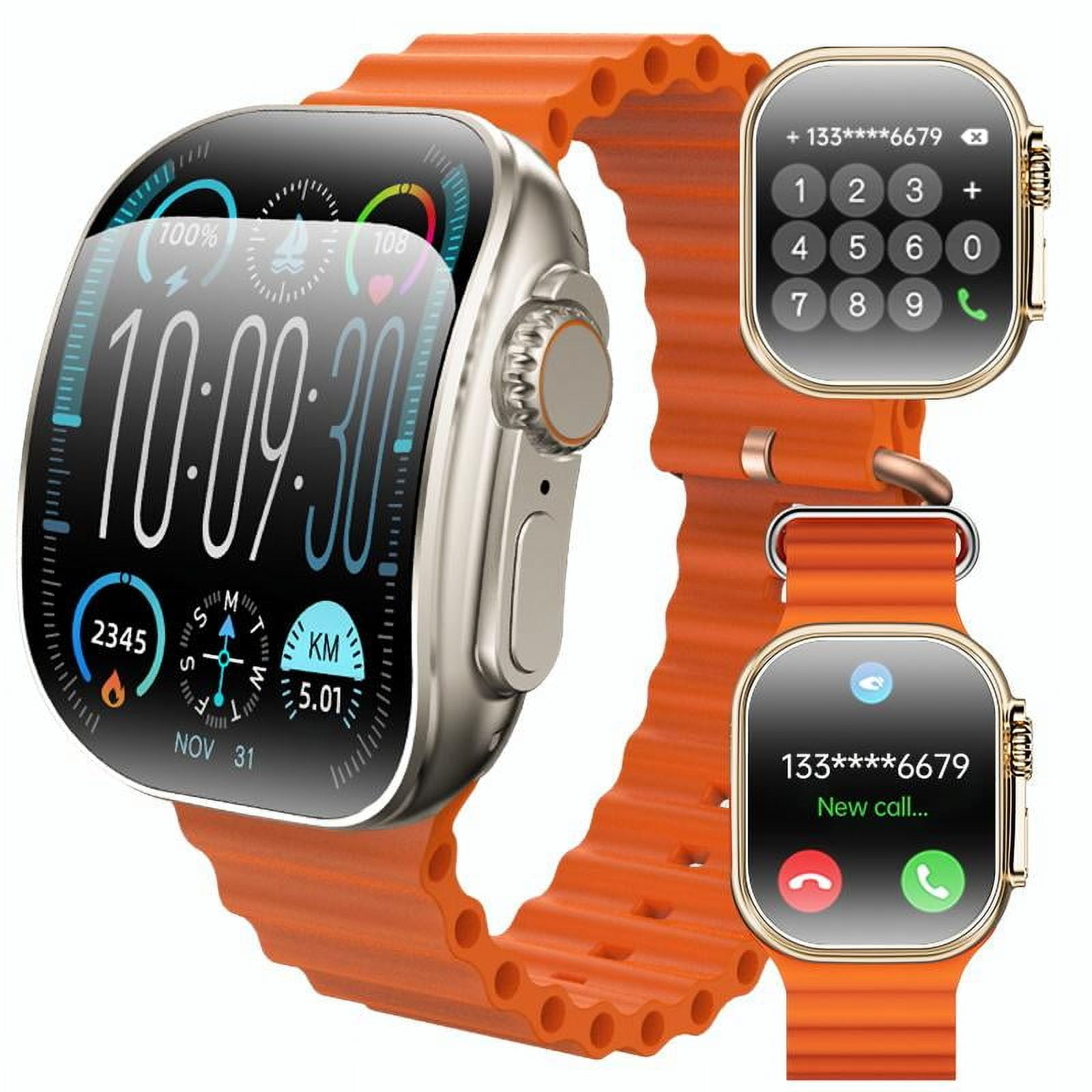 2025 Fashion Touch Screen Smart Watch, Multifunctional Men Women's ...