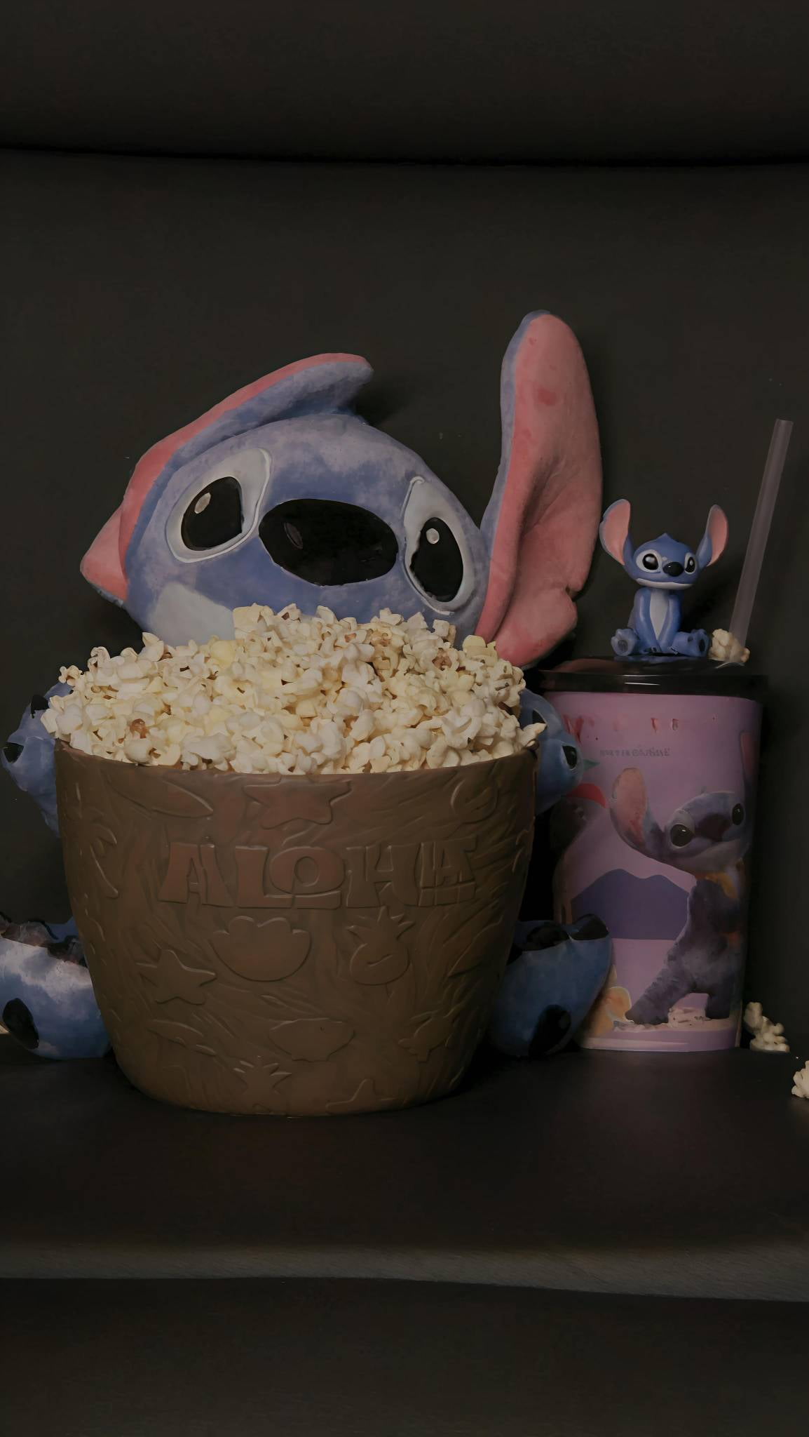 2025 Film Stitch Popcorn Bucket - 5.9" Stitch Popcorn Container for ...