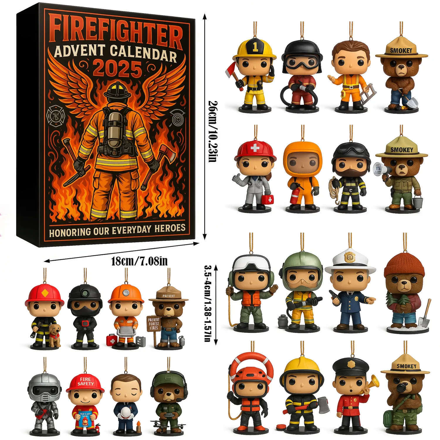 2025 Firefighter Advent Calendar Christmas advent calendar, Christmas ...