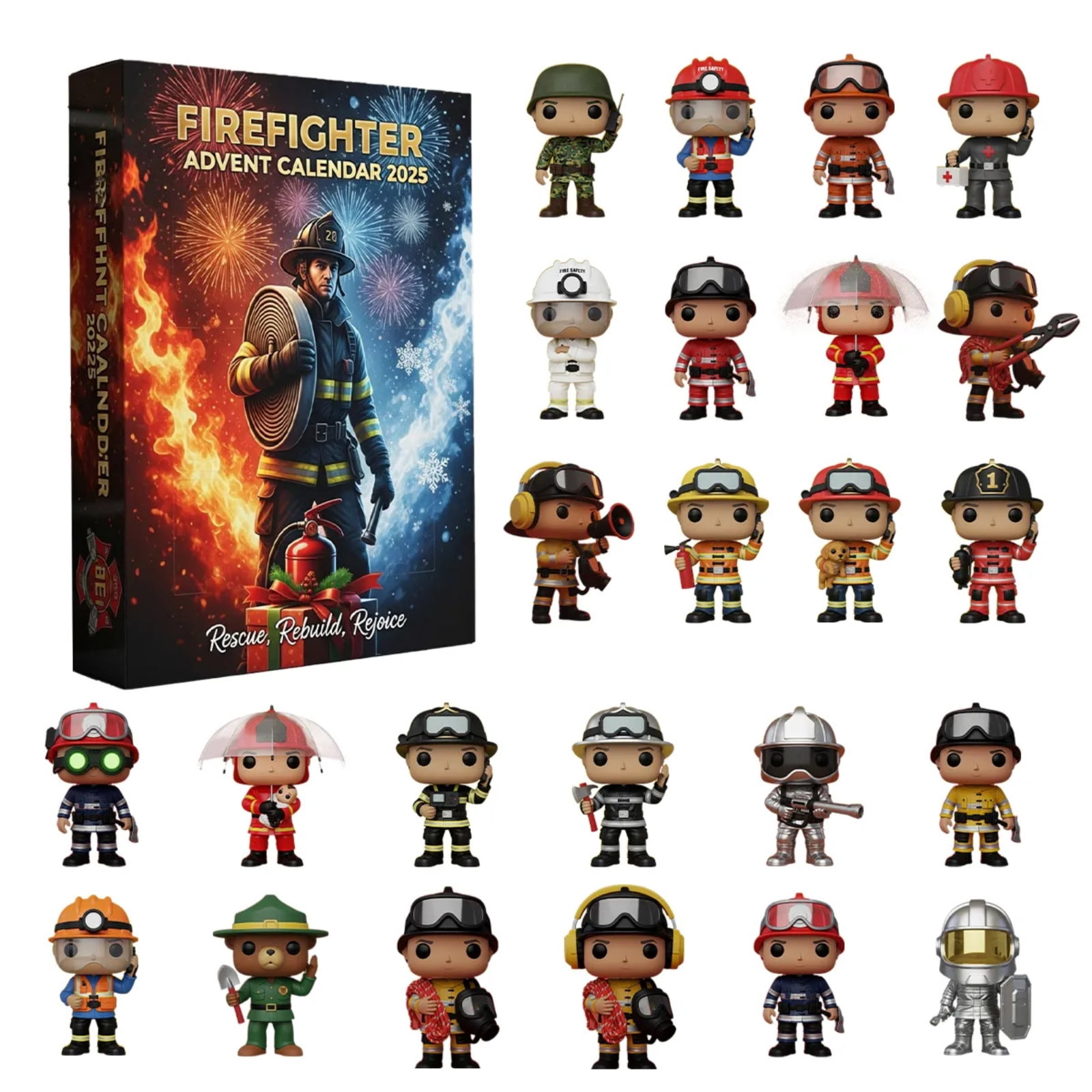 2025 Firefighter Advent Calendar Christmas advent calendar, Christmas ...