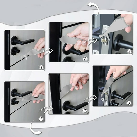 2025 Firefighter Multi-Tool | 7.9" Spring Steel Pry Bar with ...