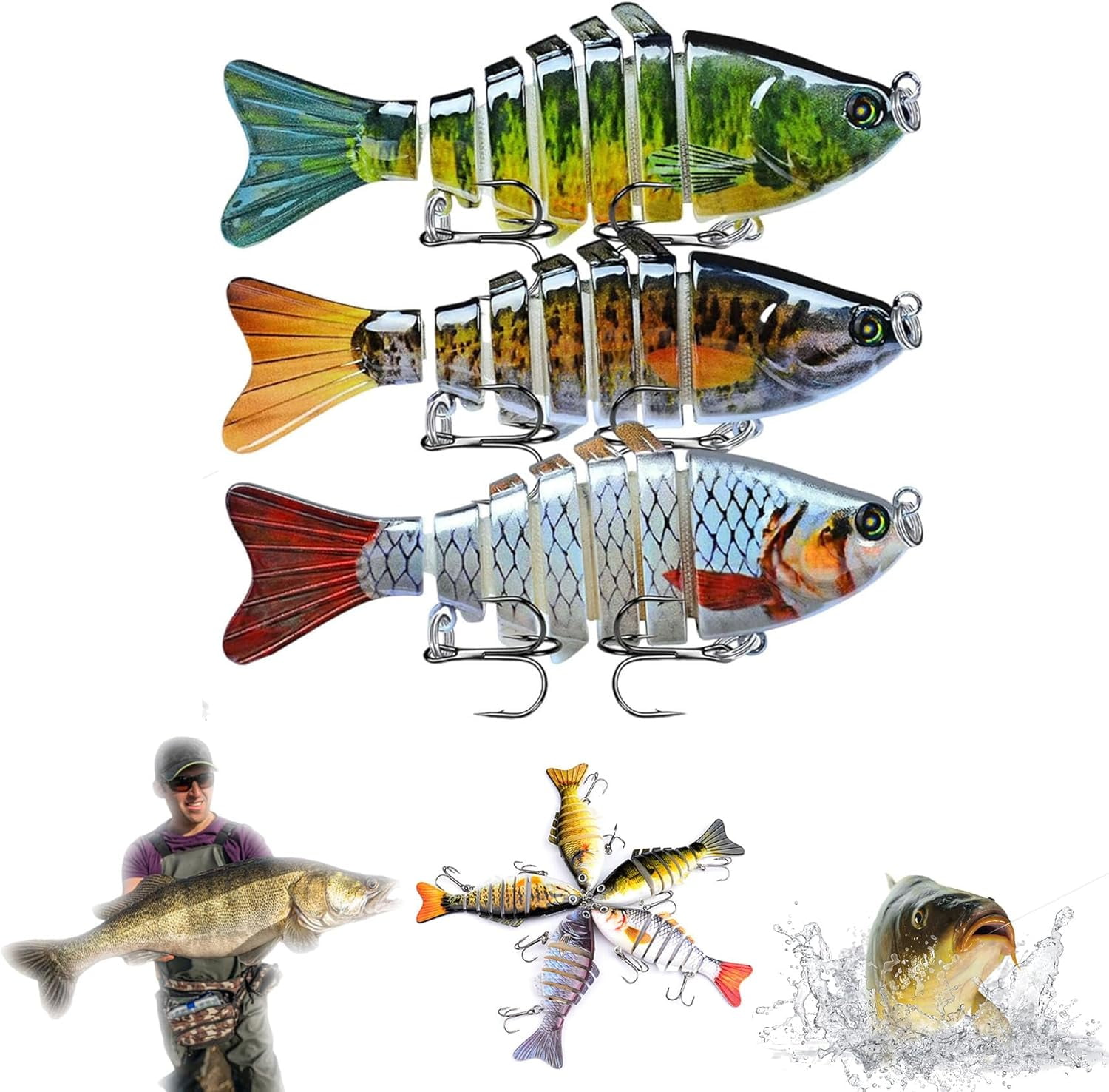 2025 Fishing Gear - Bionic Swimming Bait, 3D Bionic Swimming Lure ...