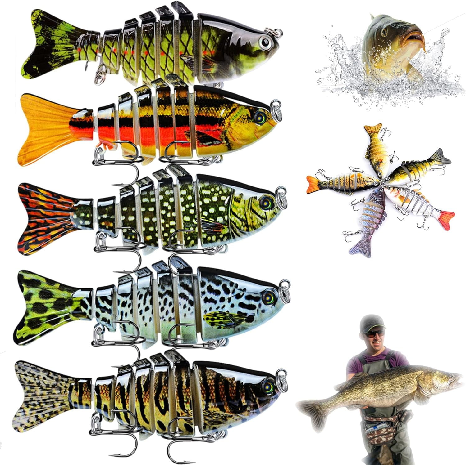 2025 Fishing Gear - Bionic Swimming Bait, 3D Bionic Swimming Lure ...