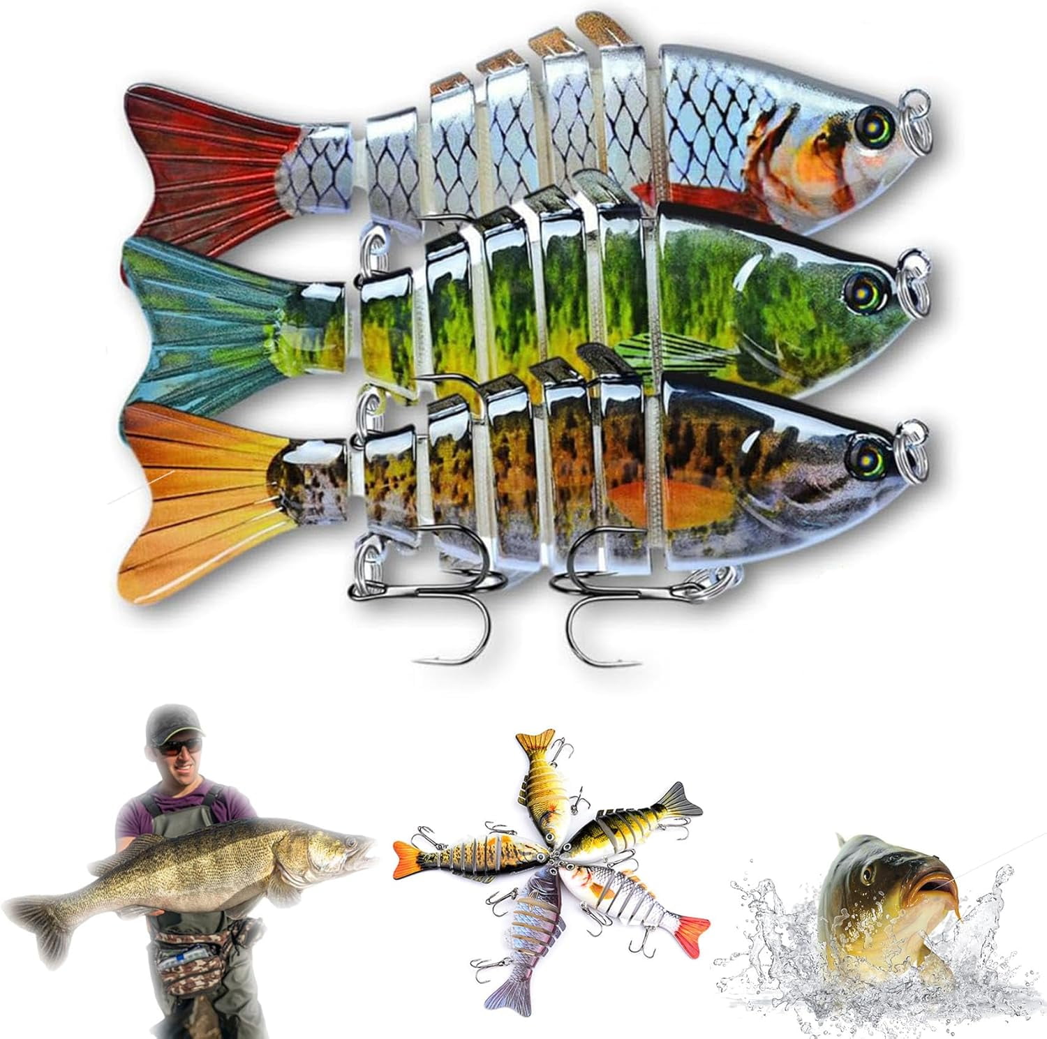 2025 Fishing Gear - Bionic Swimming Bait, 3D Bionic Swimming Lure ...