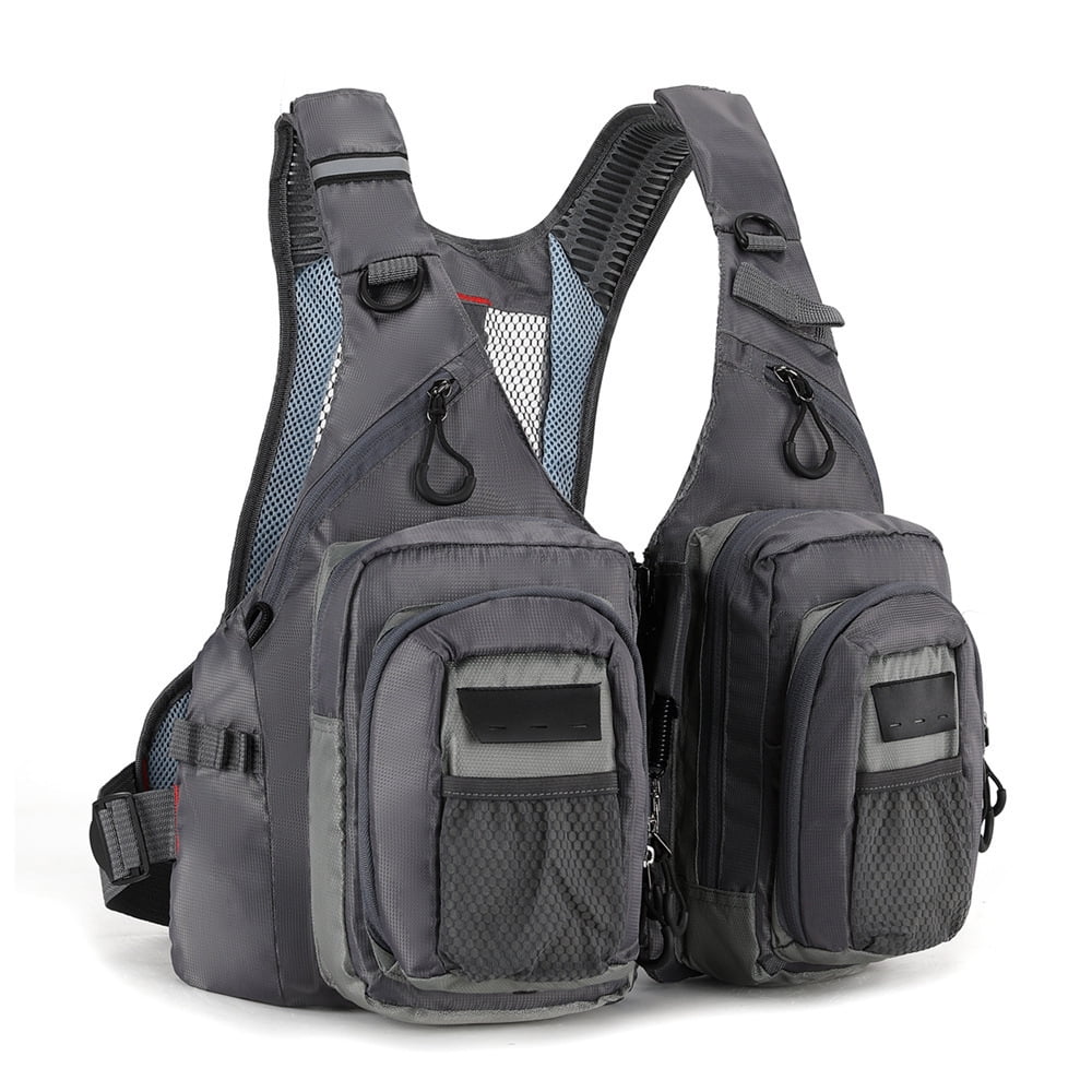 2025 Fishing vest breathable multifunctional vest with multiple pockets ...