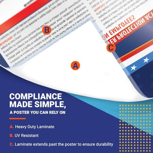 2025 Florida State and Federal Labor Law Poster - English Spanish Combo ...