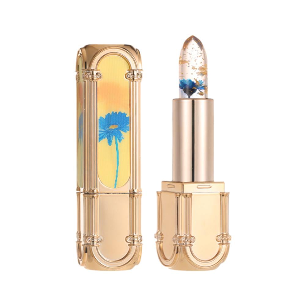 2025—Flower Color Changing Lipstick, Gold Foil Flower Color Changing ...