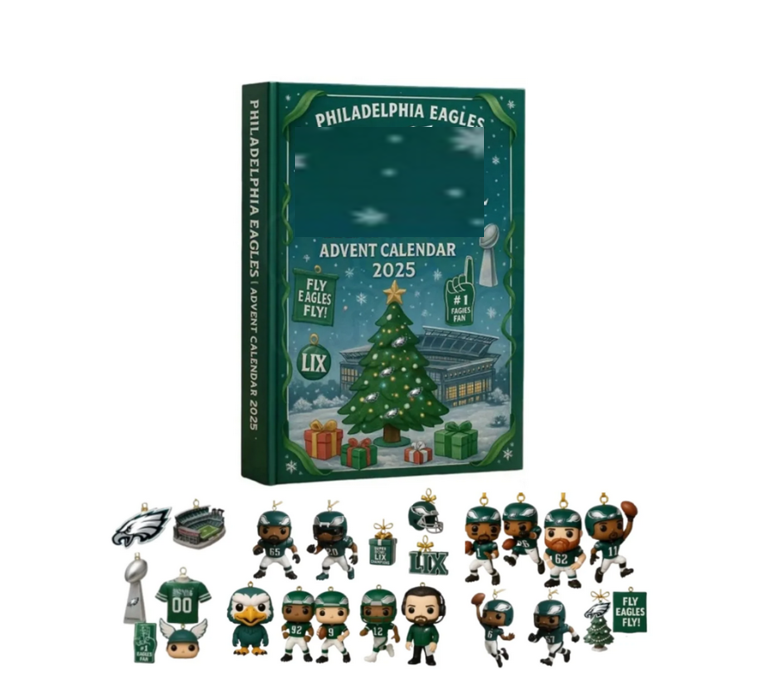 2025 Football Eagles Icons Advent Calendar 2025 - 24 Day Countdown with ...