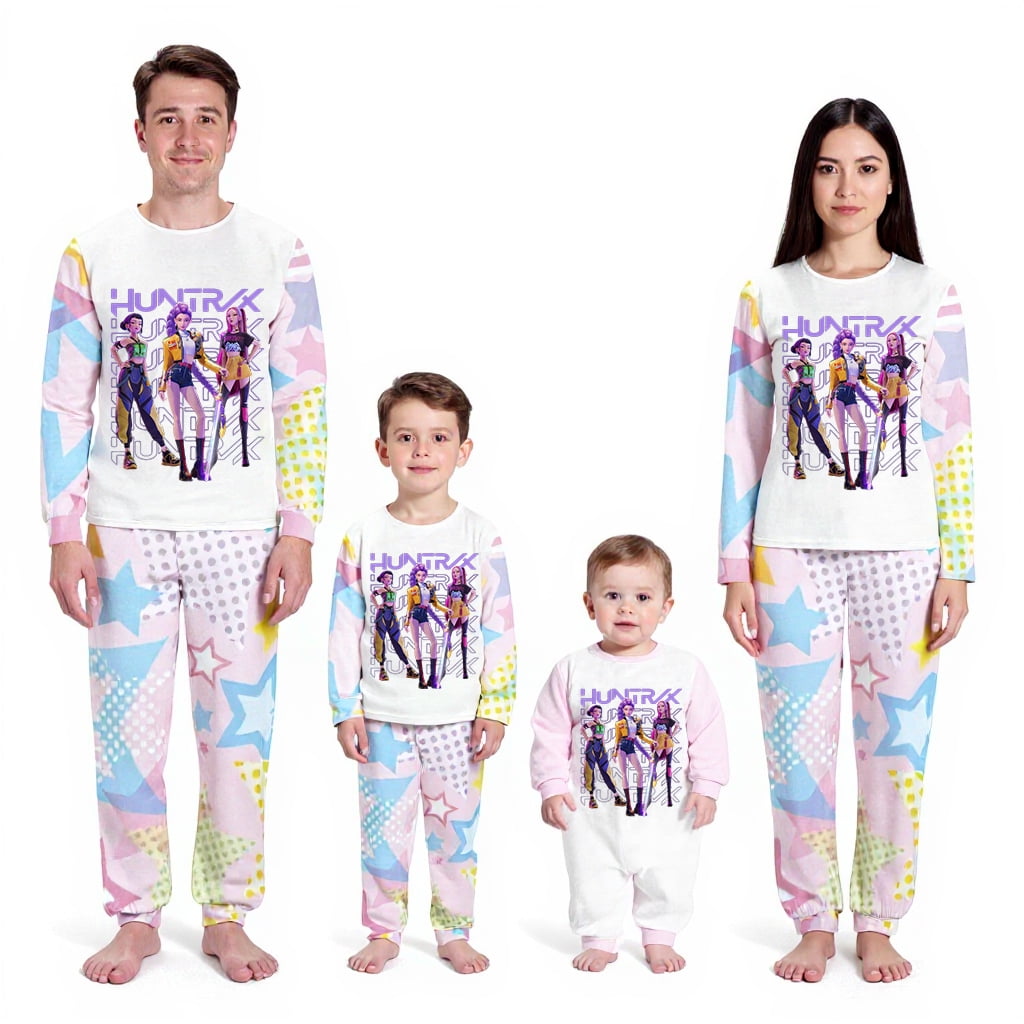 2025 Fun Holiday Pjs Sleepwear Loungewear, Pop Stars Family Matching ...