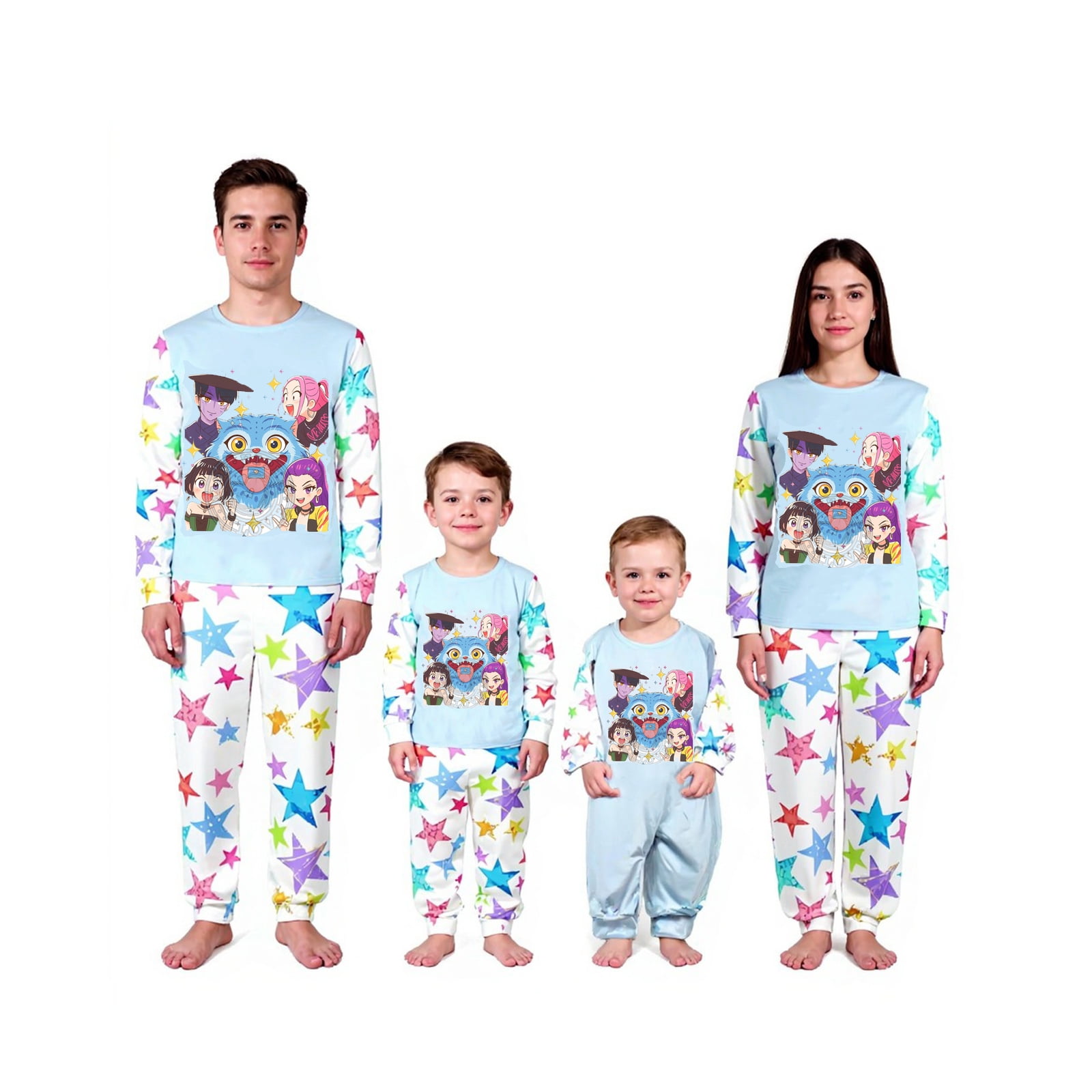 2025 Fun Holiday Pjs Sleepwear Loungewear, Pop Stars Family Matching ...