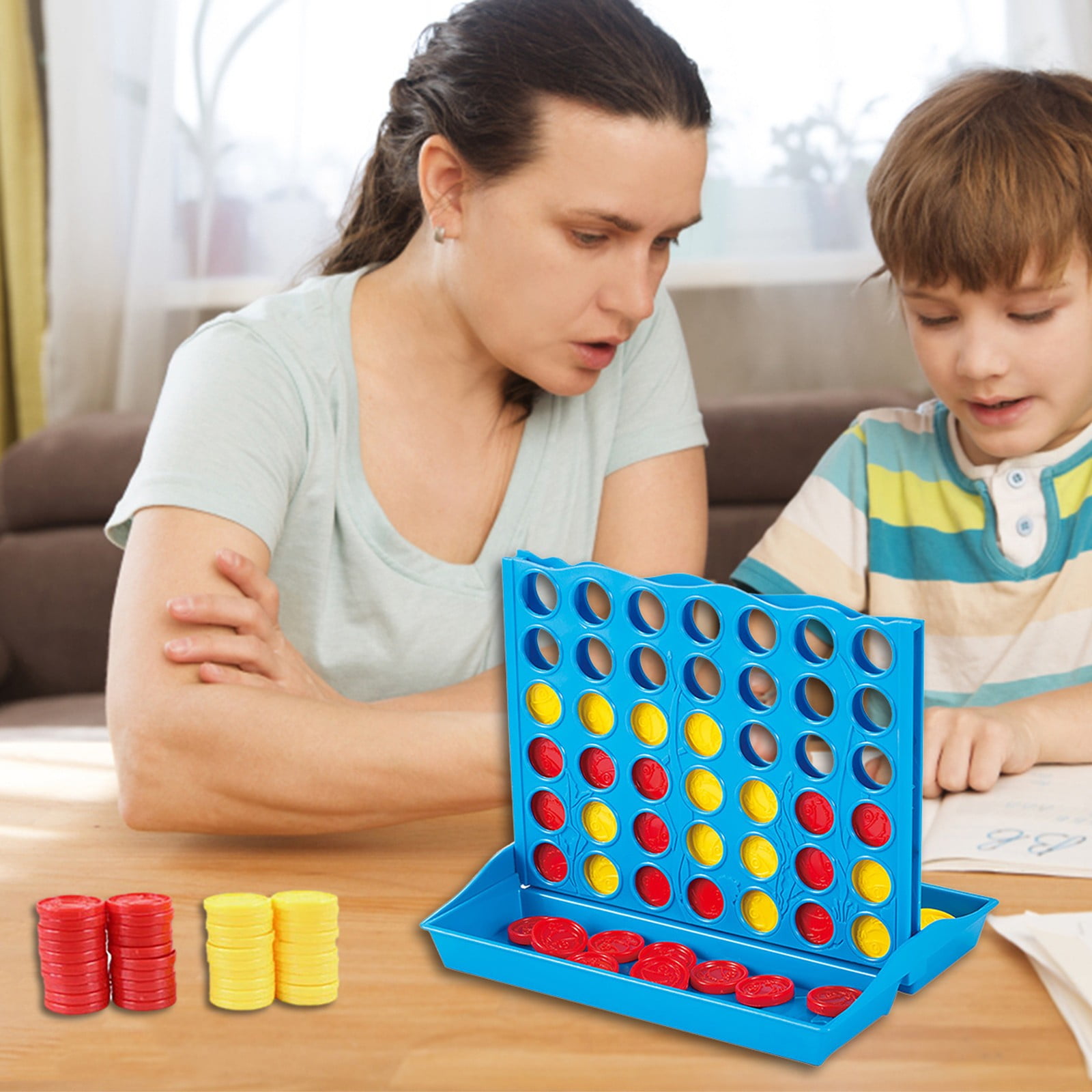 🎁 2025 Fun Toy Gifts! Board Games 4 in A Game Sleek Design Tabletop ...