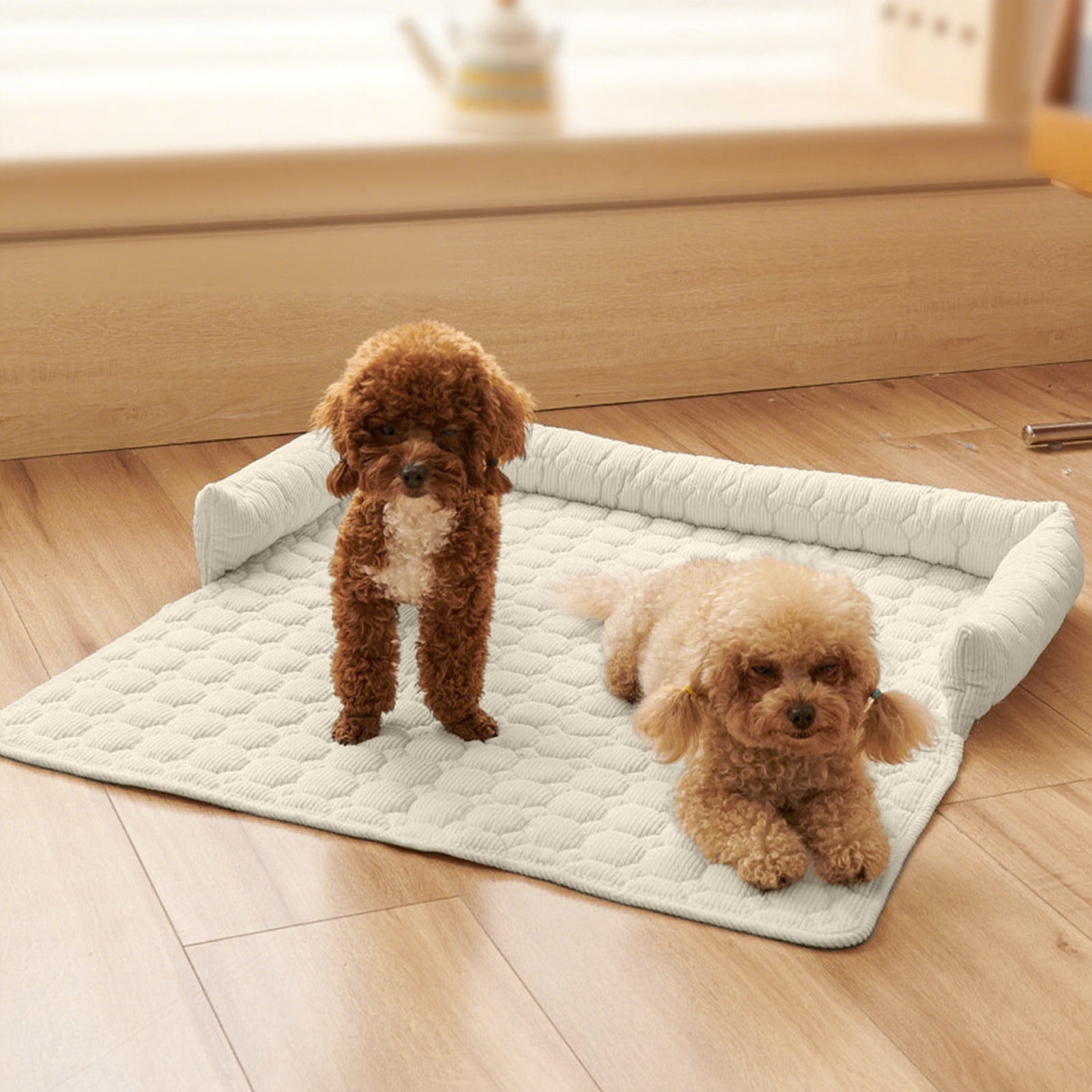 2025 Funny Fuzzy Dog Bed 29.5inch,Fuzzy Pet Couch Covers for Sofa ...