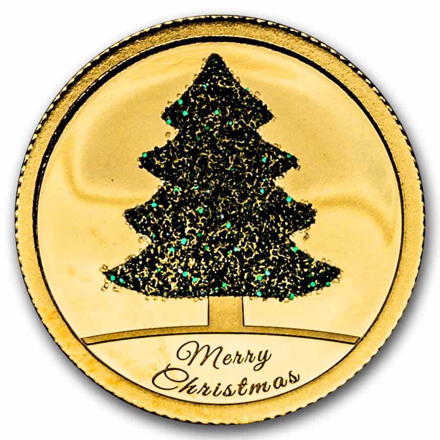 2025 Gabon 1/100 oz Gold Christmas Tree (Blister Pack) - Walmart.com