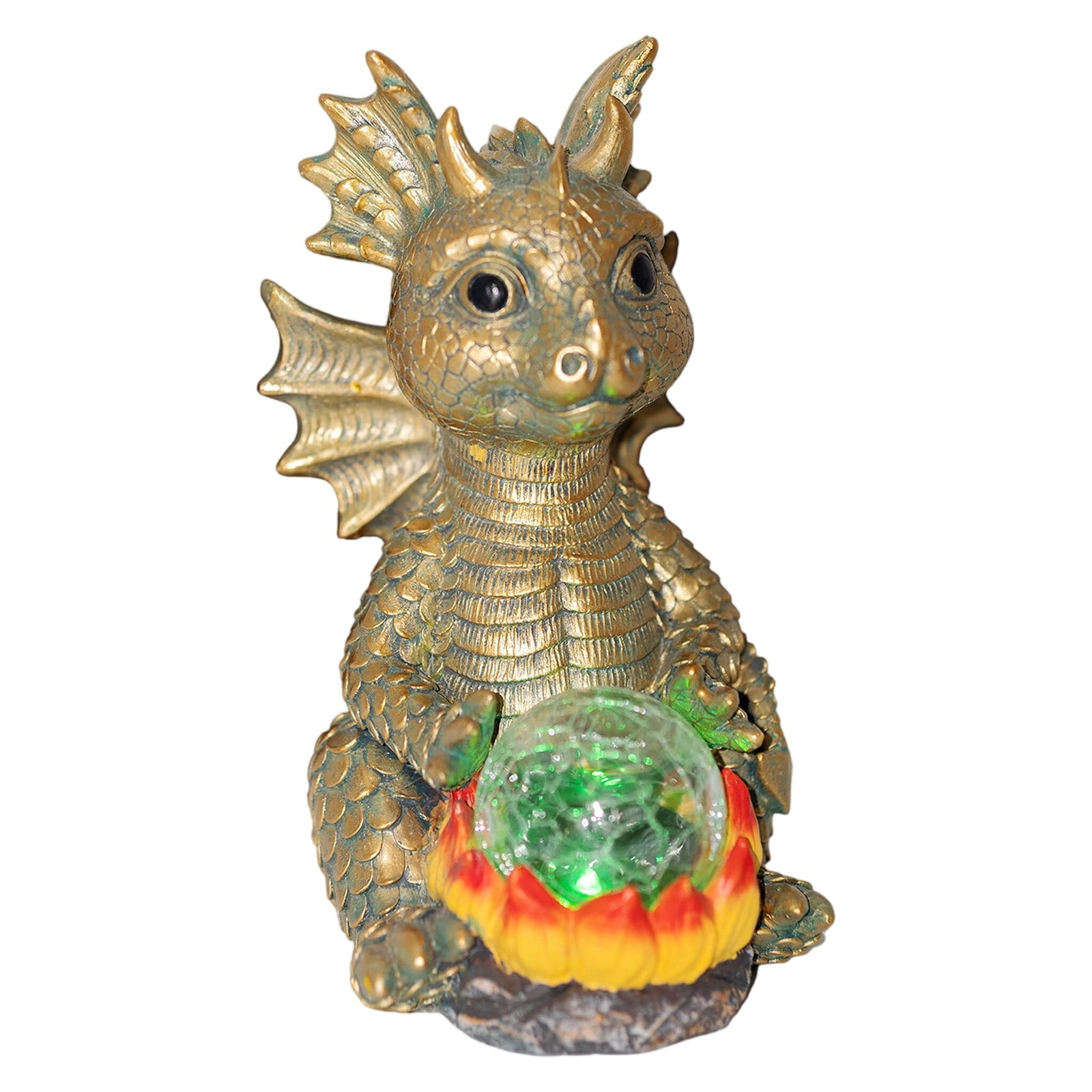 2025 Garden Dragon Statue Outdoor Decor,Large Dragon Figurine with ...