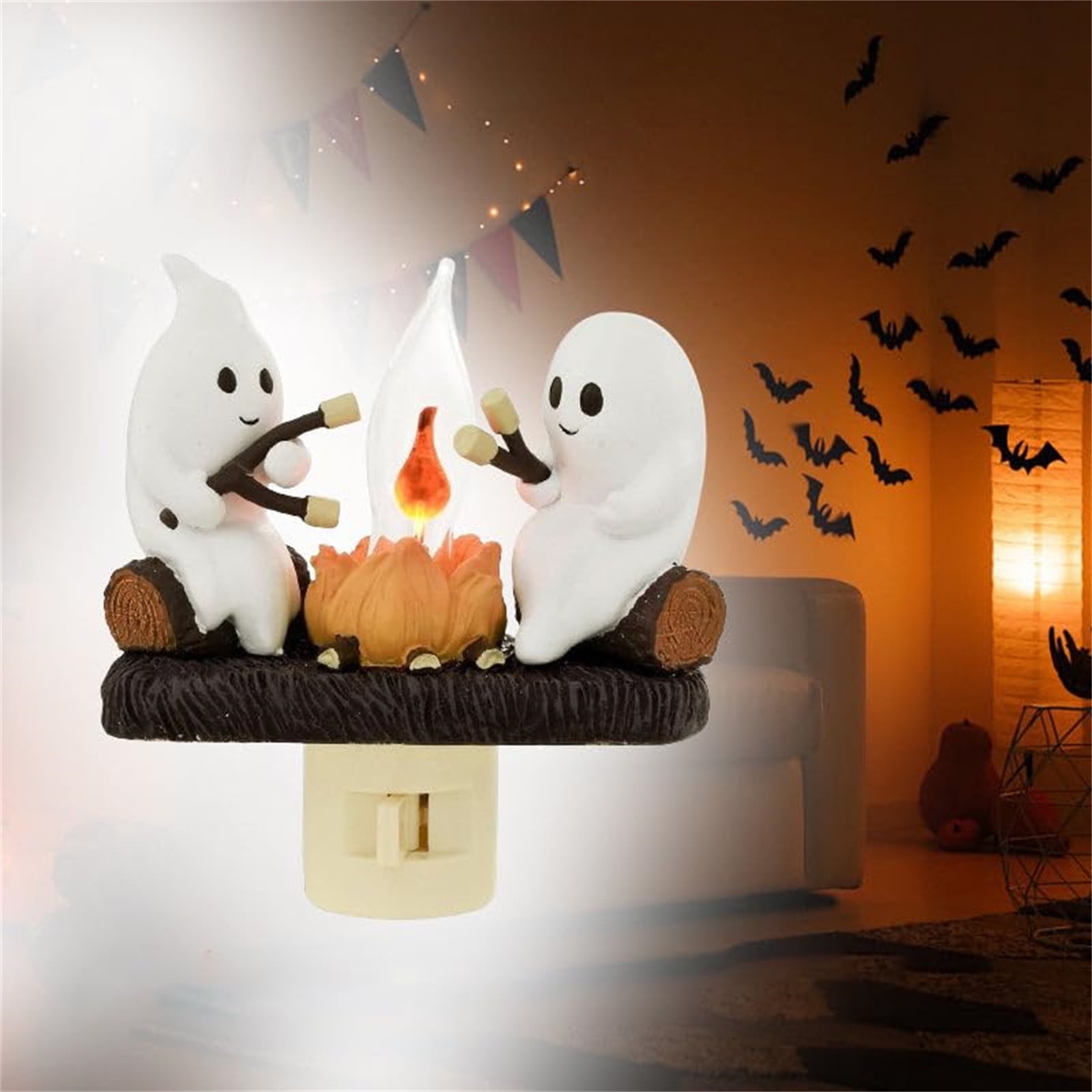 2025 Ghost Campfire Nightlight, Ghost Campfire Flickering Nightlight ...