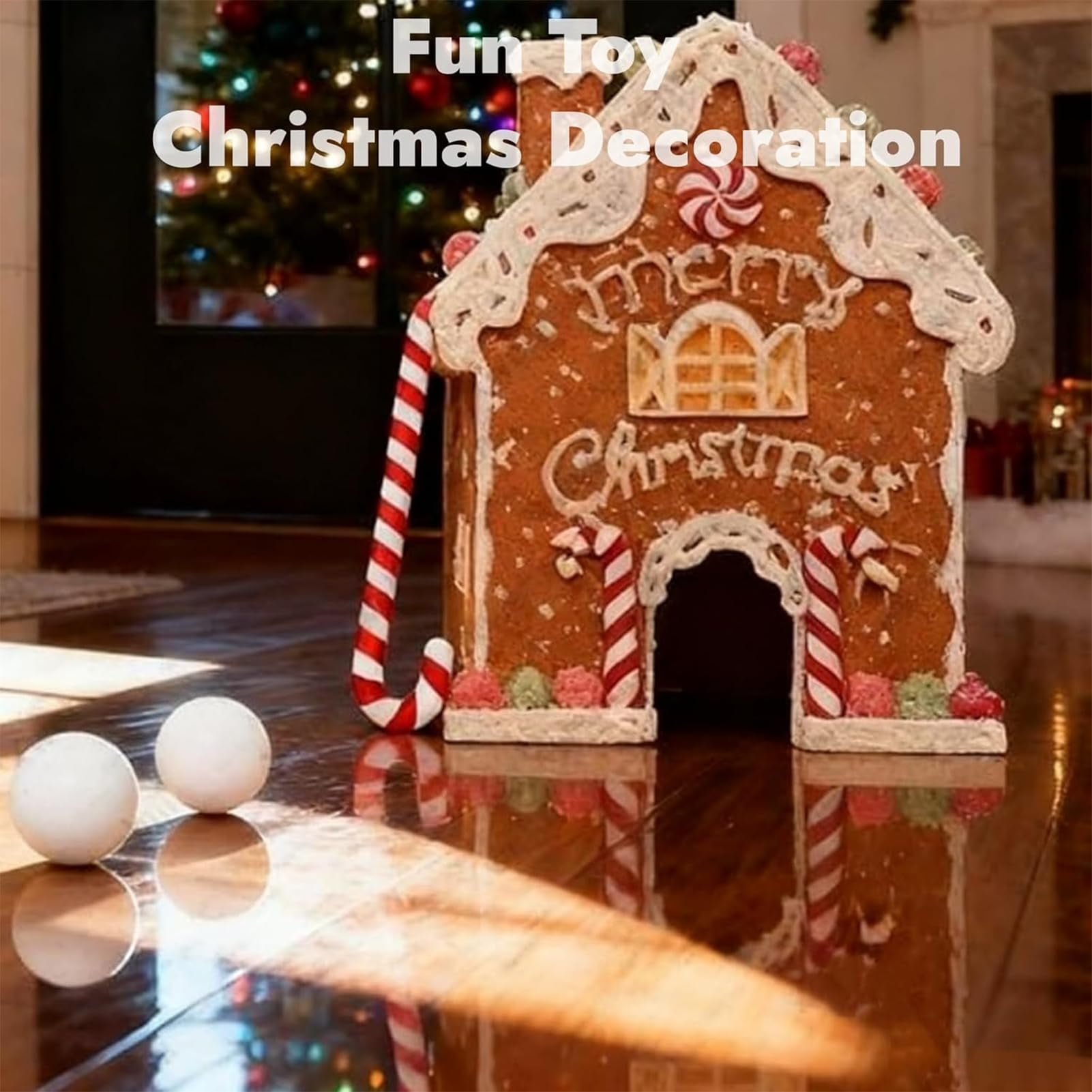 2025 Gingerbread Golf Game Set,Christmas Mini-Golf Course,Portable Golf ...