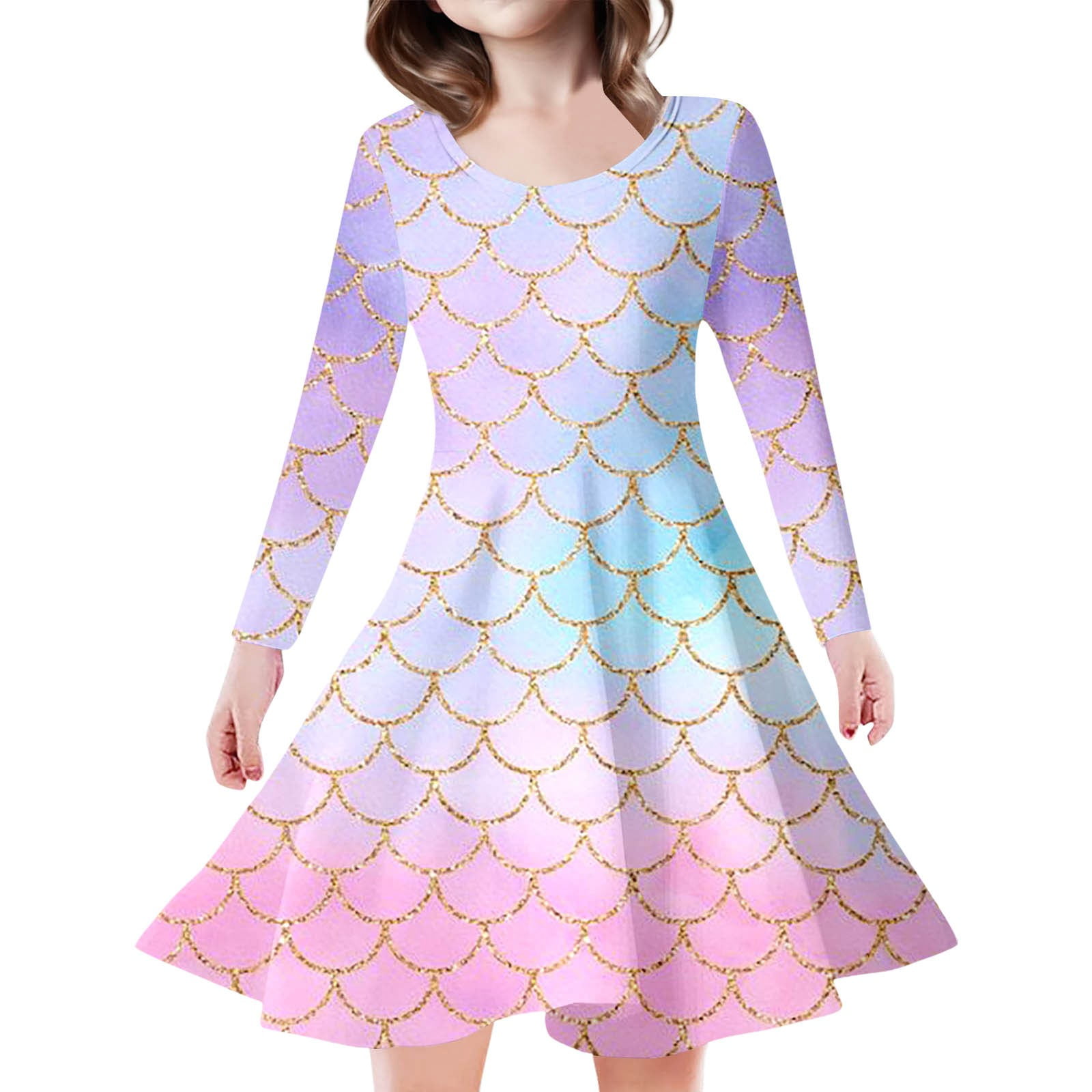 2025 Girls Essentials Dresses Sparkling Pretty Sequin Fashionable Slim ...