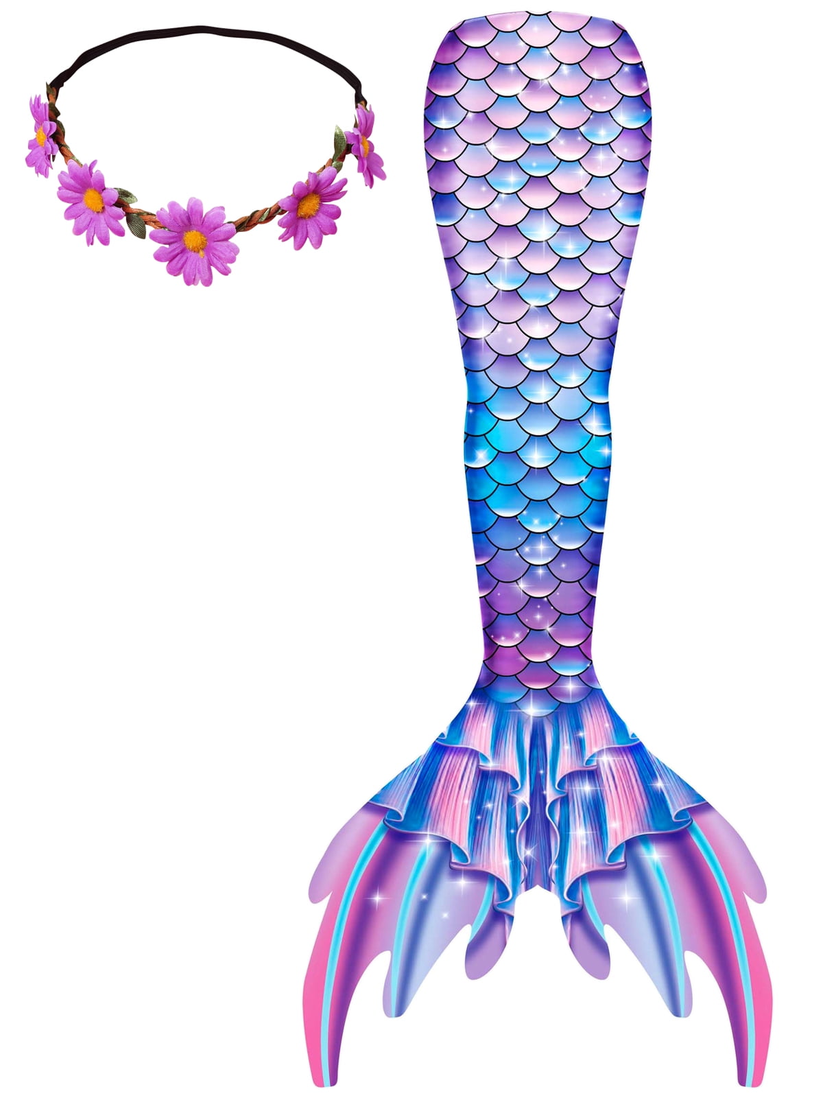 2025 Girls Swimming Mermaid Tail Womens Mermaid Tail Mum and Me ...