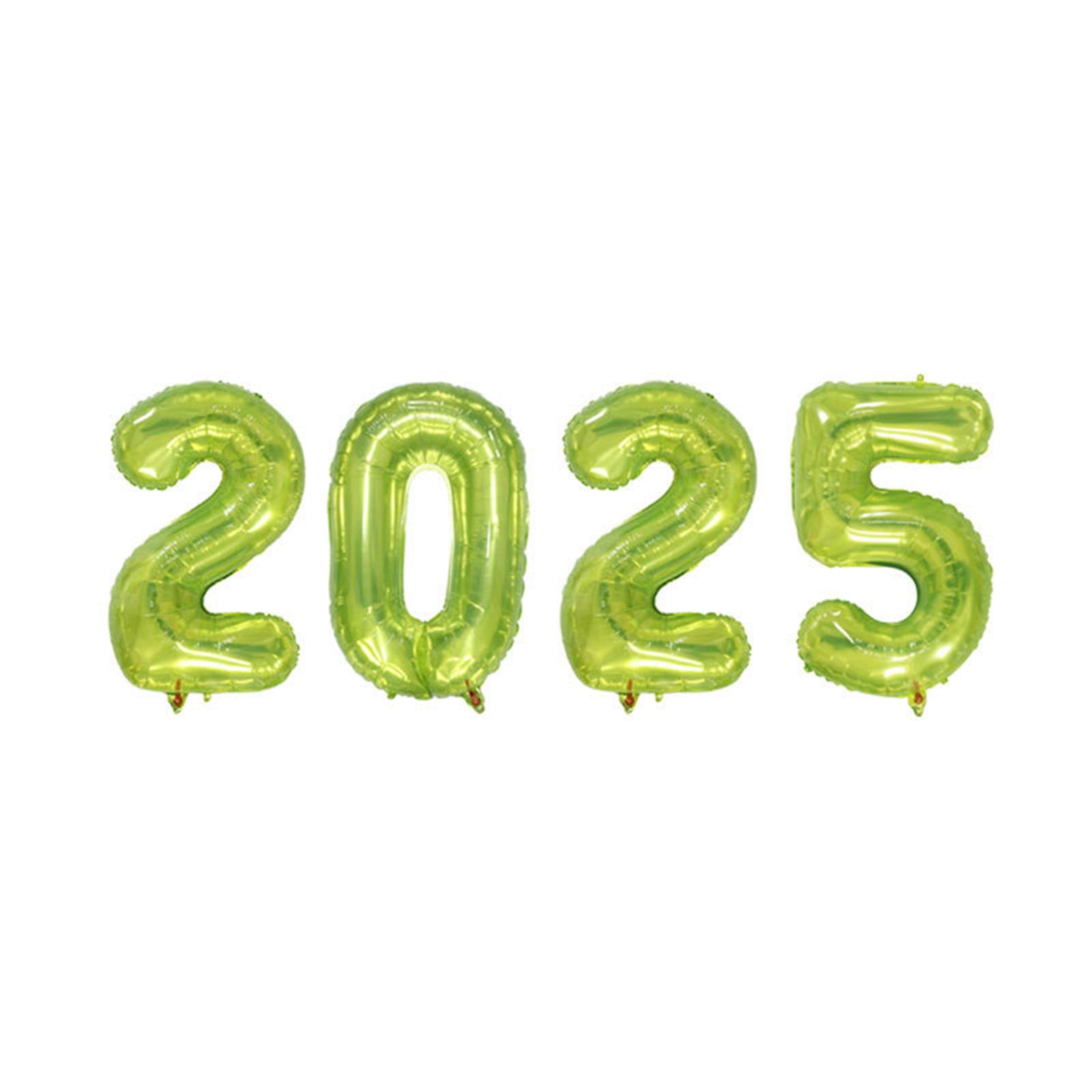 2025 Gold Foil Number Balloons 40 Inch Helium Mylar Balloons for New ...