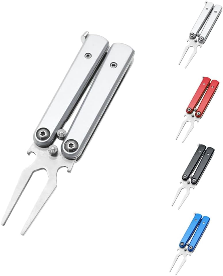 2025 Golf Alloy Forks - Golf Divot Repair Tool, Metal Foldable ...