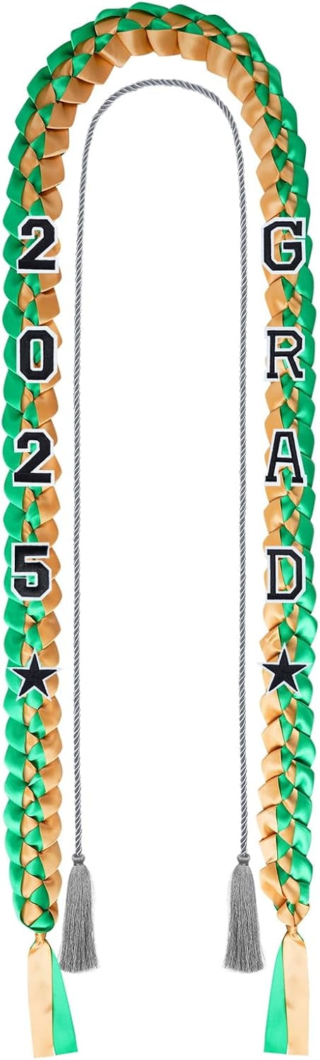2025 Grad Graduation Ribbon Lei Braided Necklace Graduation Gift with ...