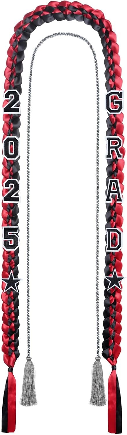 2025 Grad Graduation Ribbon Lei Braided Necklace Graduation Gift with ...