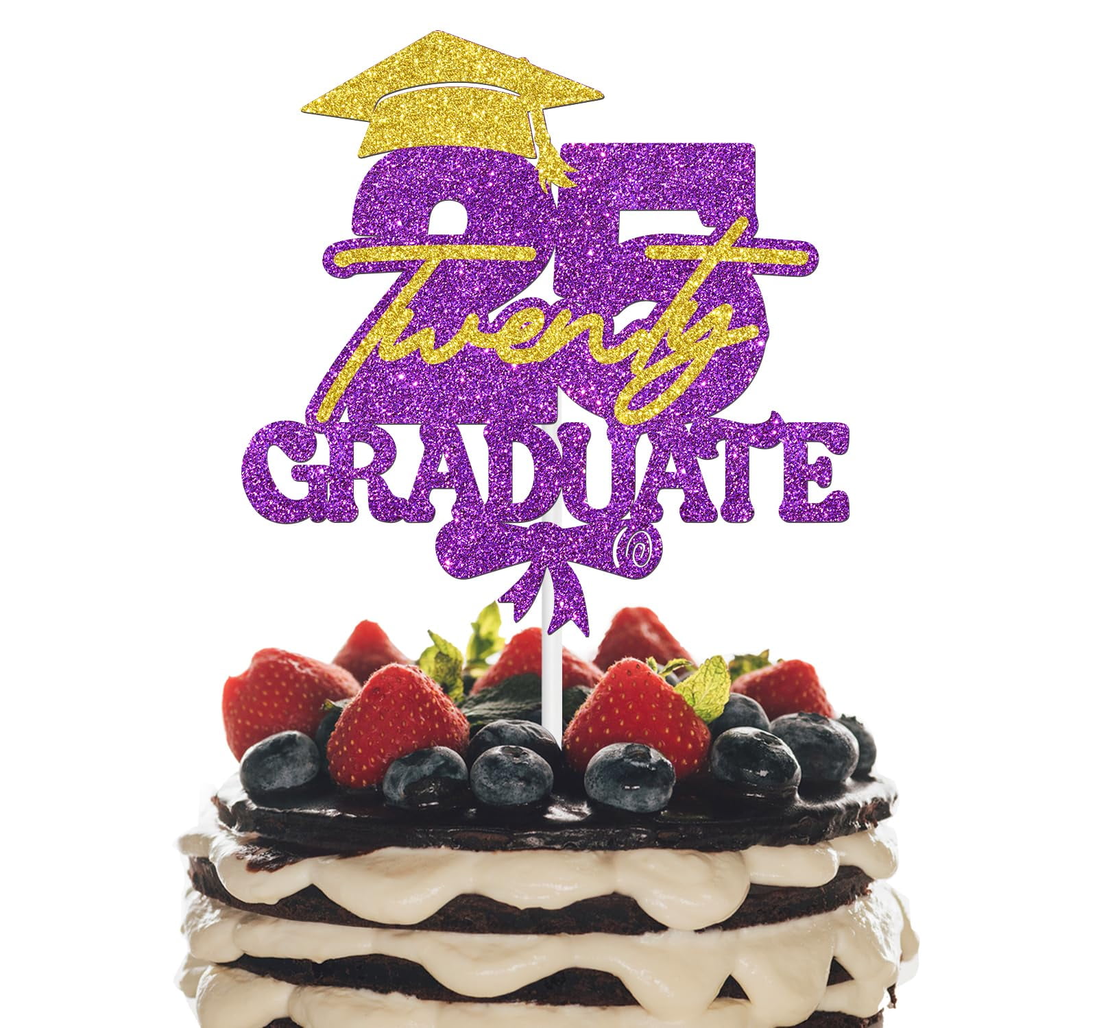 2025 Graduate Cake Topper, Class of 2025 Graduation Party Decorations ...