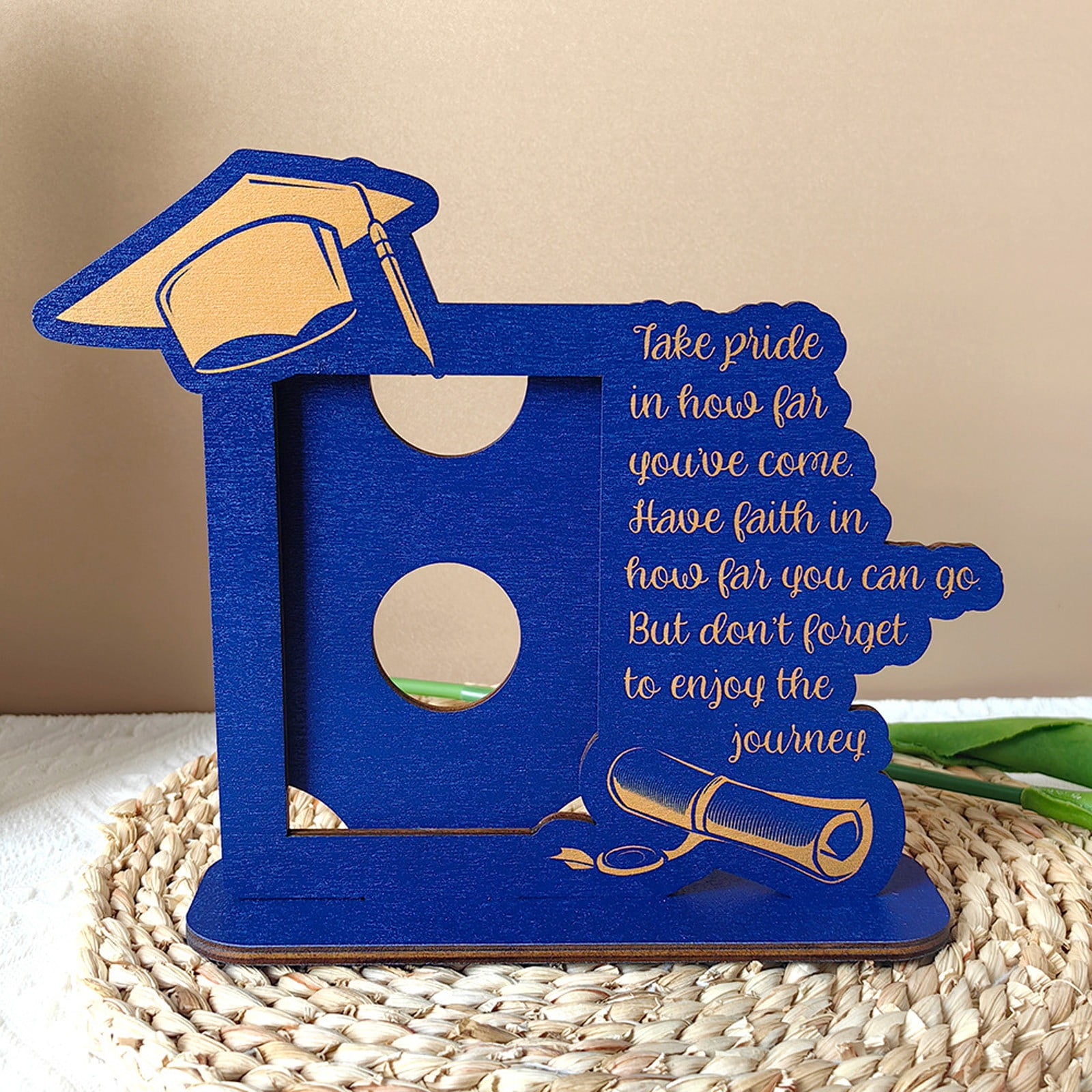 2025 Graduate Picture Frame,Wooden Photo Frame Desktop Ornaments ...