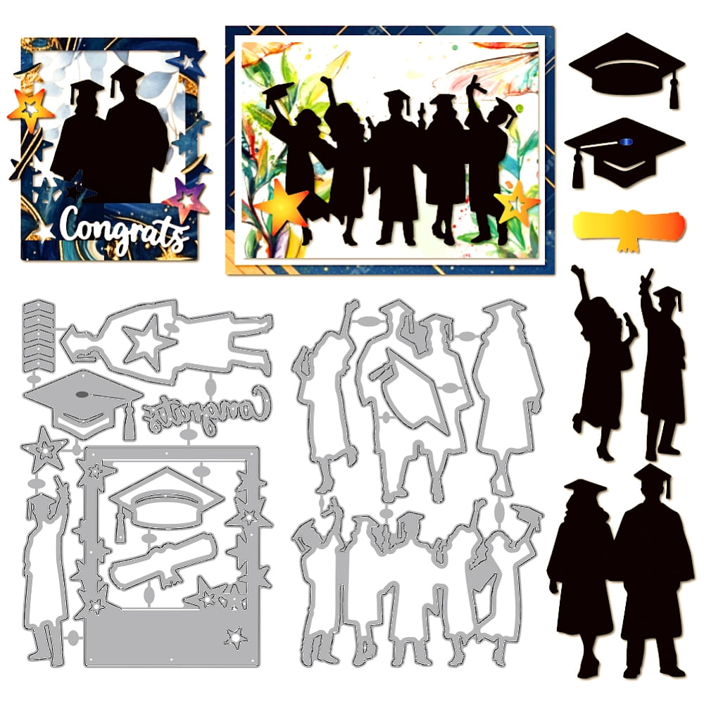2025 Graduates Metal Cutting Dies Congrats Grad Metal Die Cuts Graduate ...