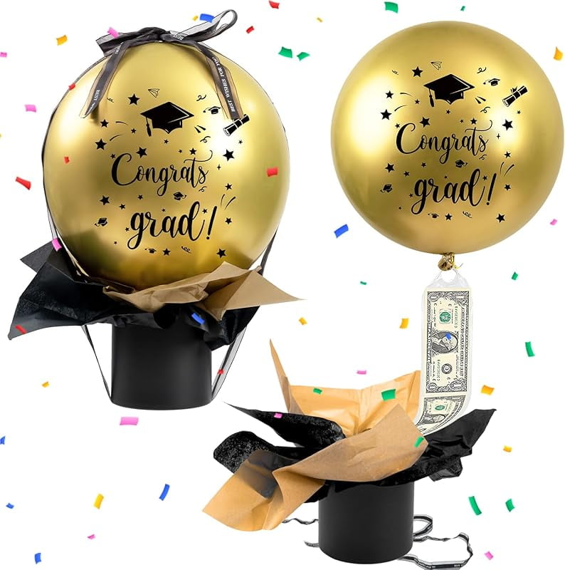 2025 Graduation Balloon Gift Set, Class Of 2025 Congrats Grad Pull ...